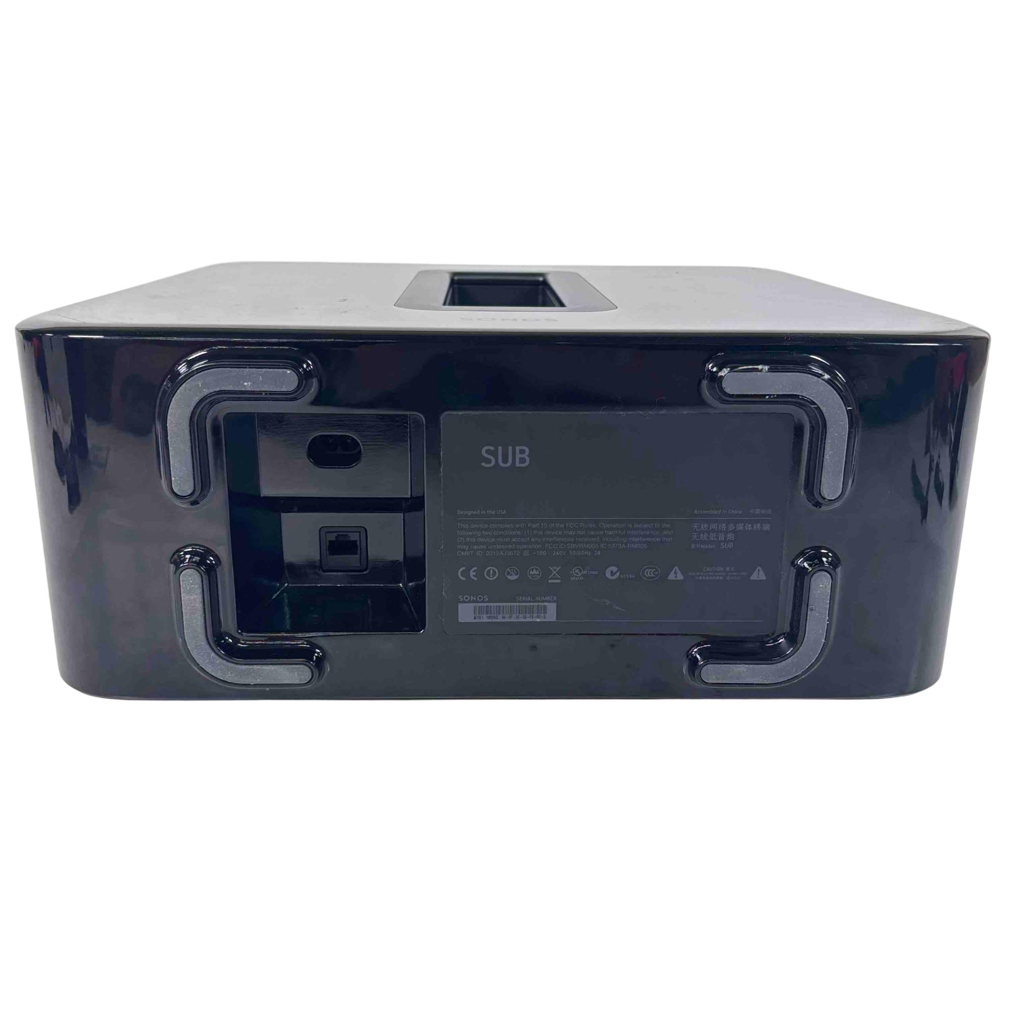 Sonos Sub 2nd Generation SUBG2US1BLK WiFi/Ethernet Home Audio Wireless ...