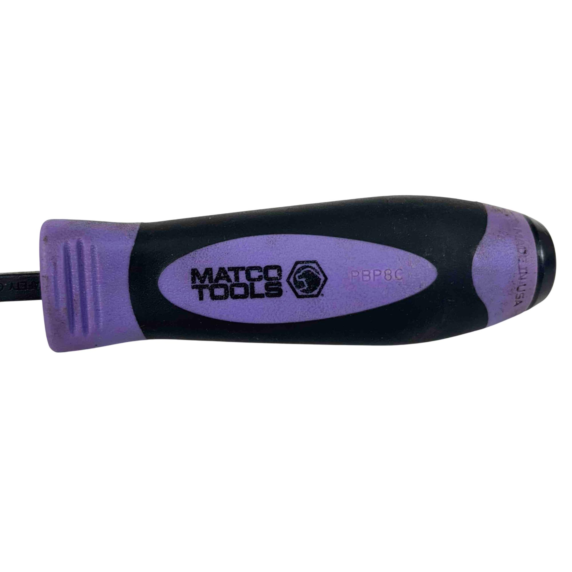 Matco Tools PBSP4C 4 Piece Curved Tip Pry Bar Set