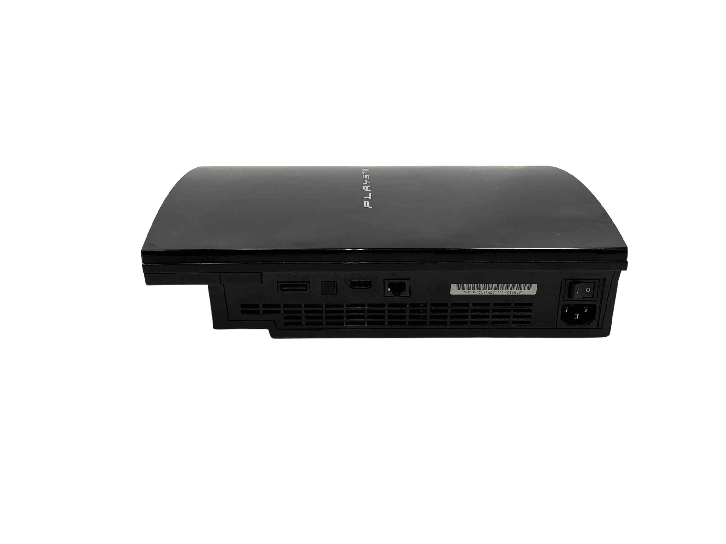 Sony PlayStation 3 CECHL01 80GB Storage Black Home Video Game Console ...