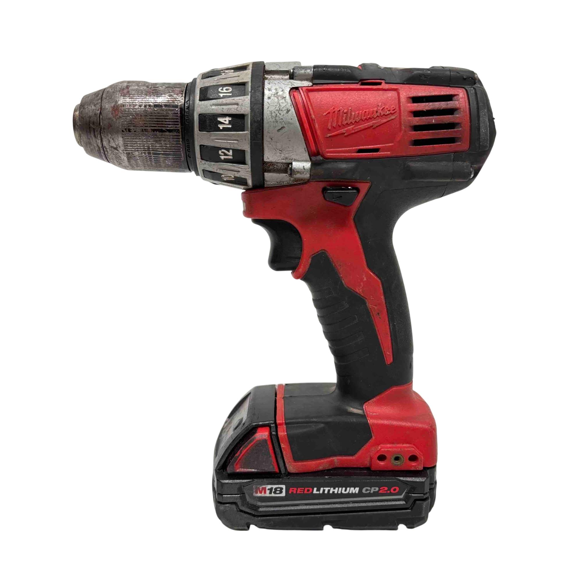 Milwaukee 2601-20 M18 18-Volt Lithium-Ion Cordless 1/2" Compact Drill ...