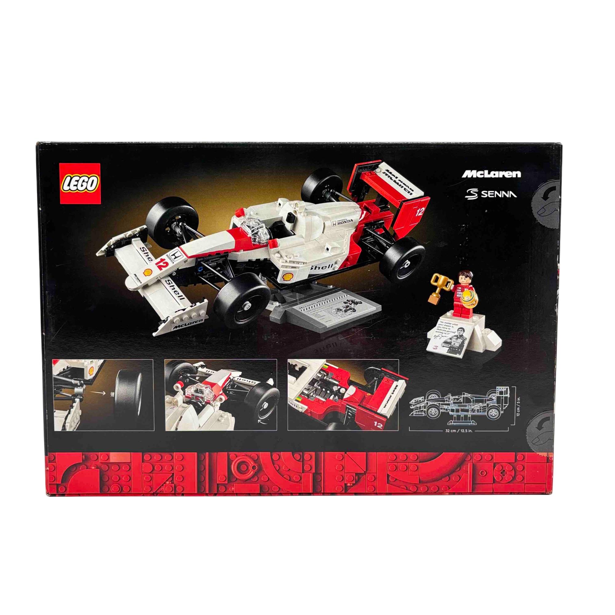 LEGO Icons 10330 McLaren MP4/4 & Ayrton Senna Building Set