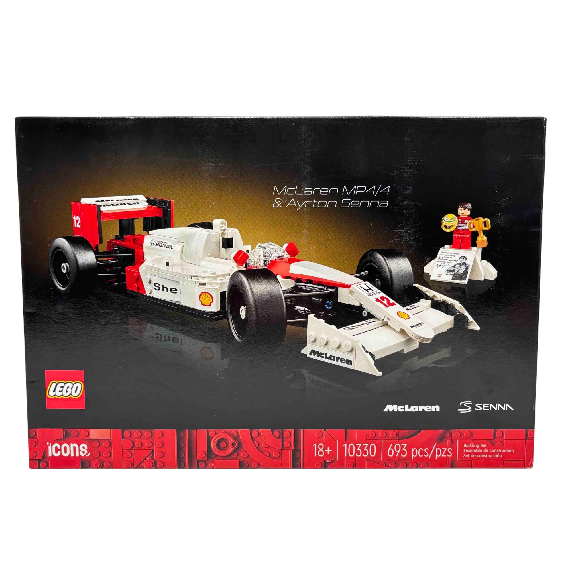 LEGO Icons 10330 McLaren MP4/4 & Ayrton Senna Building Set