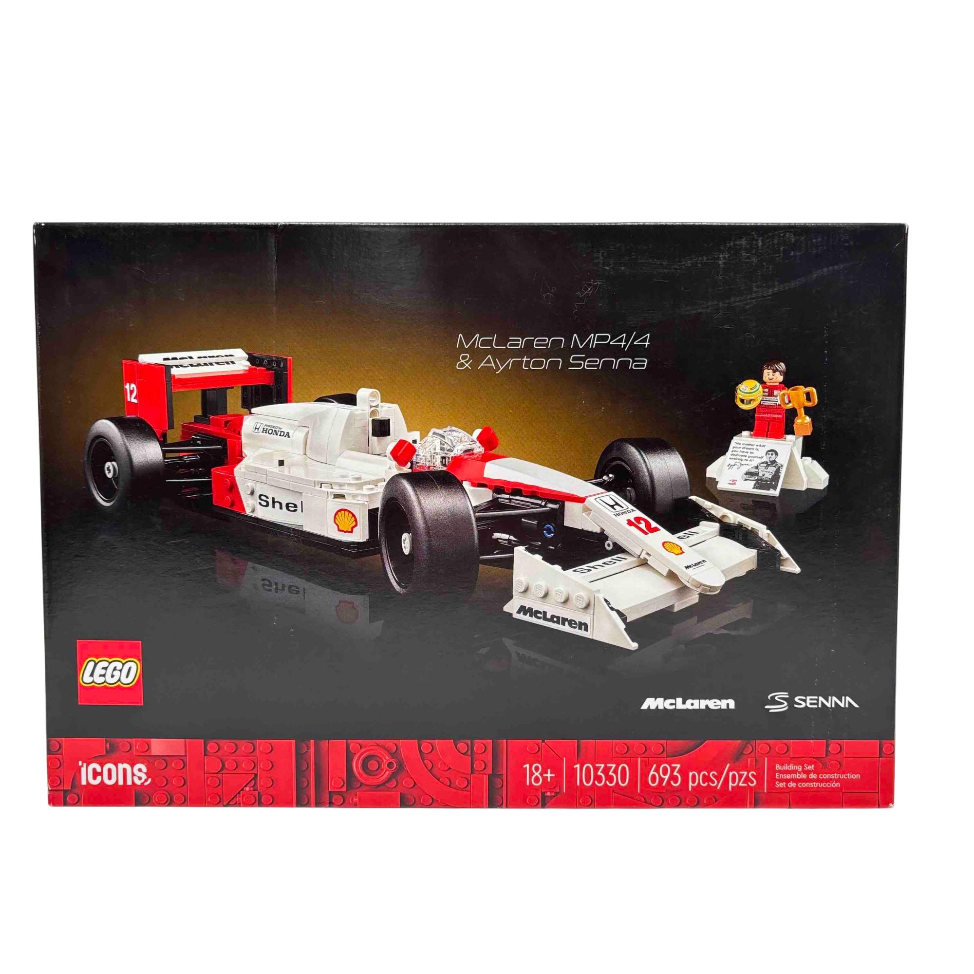 LEGO Icons 10330 McLaren MP4/4 & Ayrton Senna Building Set - 74745