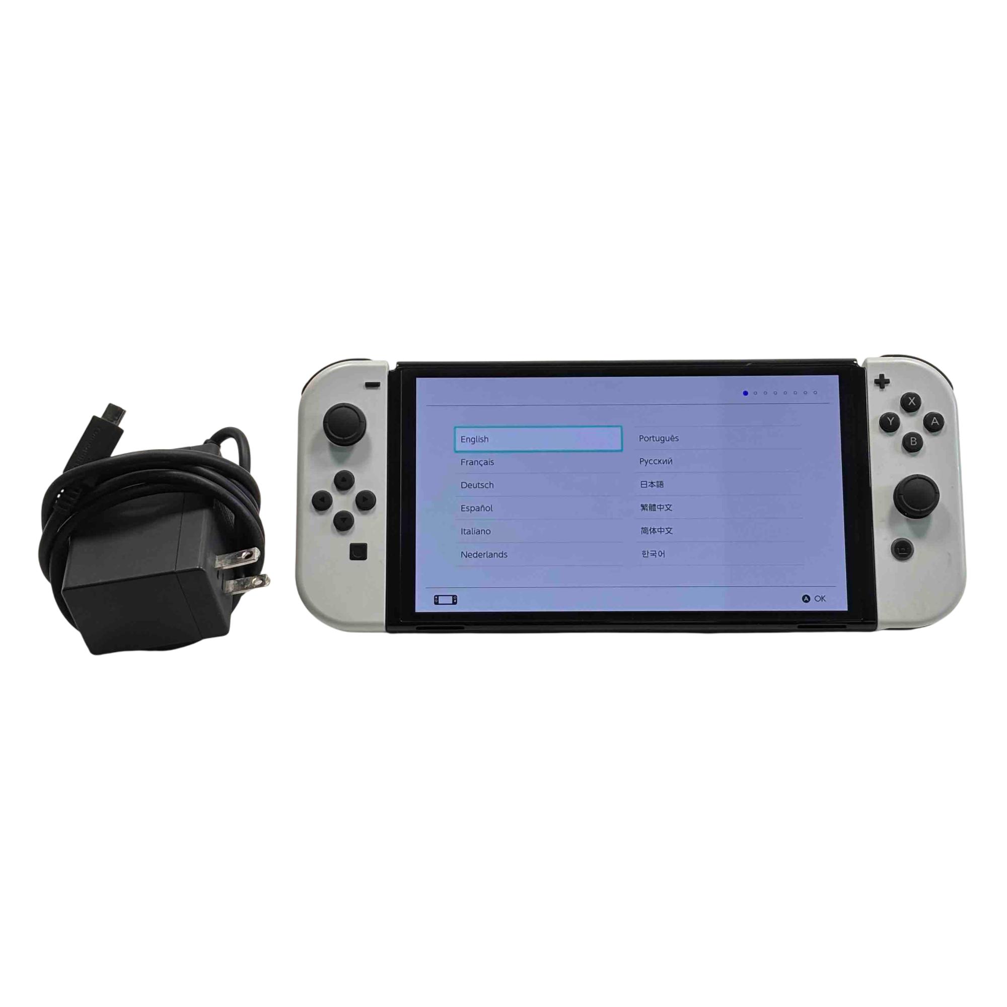 Nintendo Switch OLED Model HEG-001 64GB White Handheld Game Console 3538
