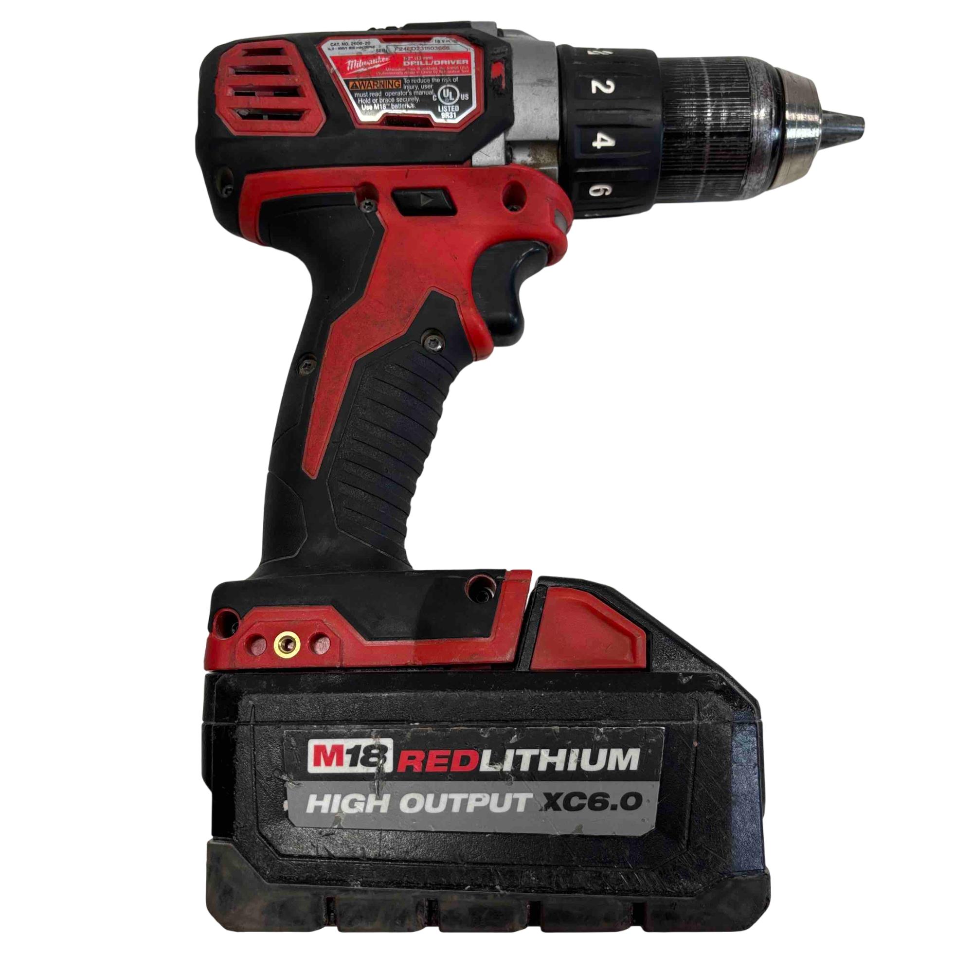 Milwaukee 2606-20 M18 18V Cordless 1/2" Drill/Driver