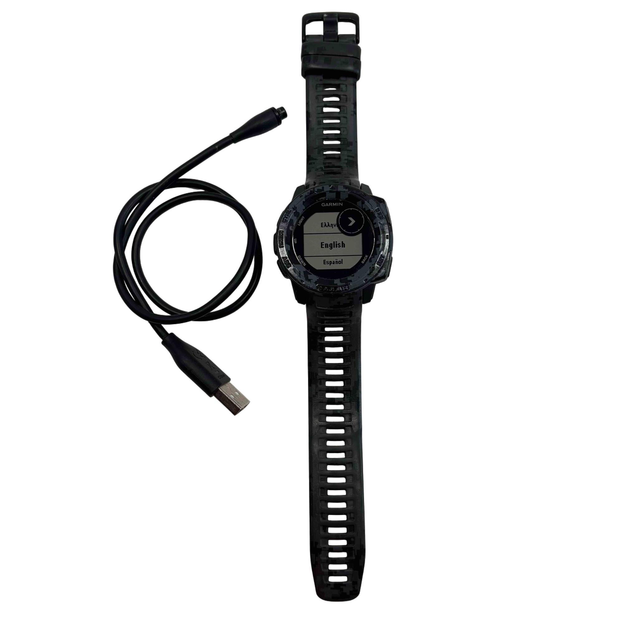 Garmin Instinct Solar Black/Gray Outdoor GPS Smartwatch