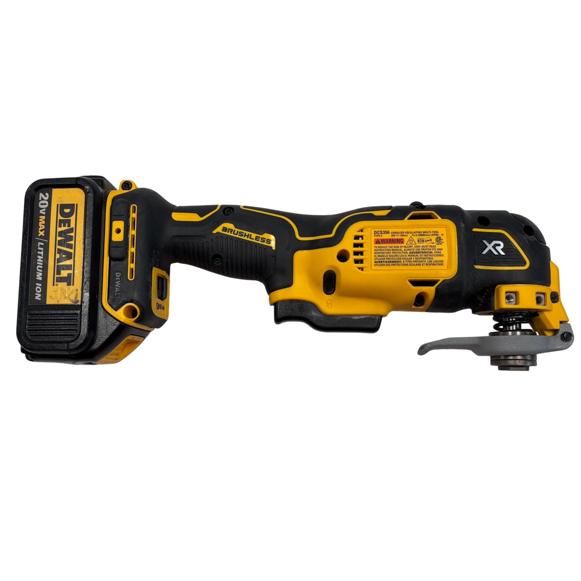DeWalt DCS356 20V MAX XR Brushless Cordless 3-Speed Oscillating Multi-Tool