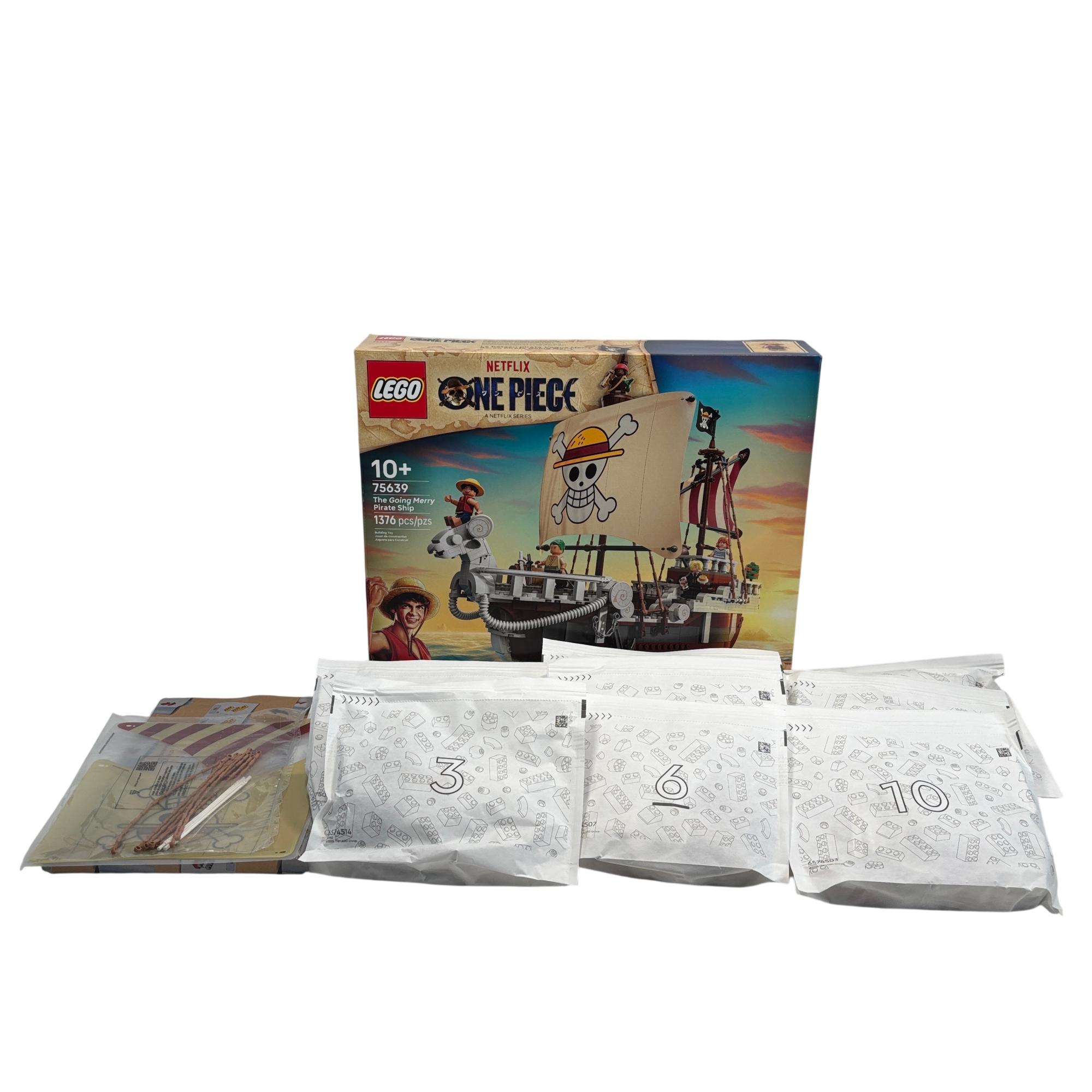 LEGO One Piece The Going Merry Pirate Ship 75639 1376 Pieces Building ...
