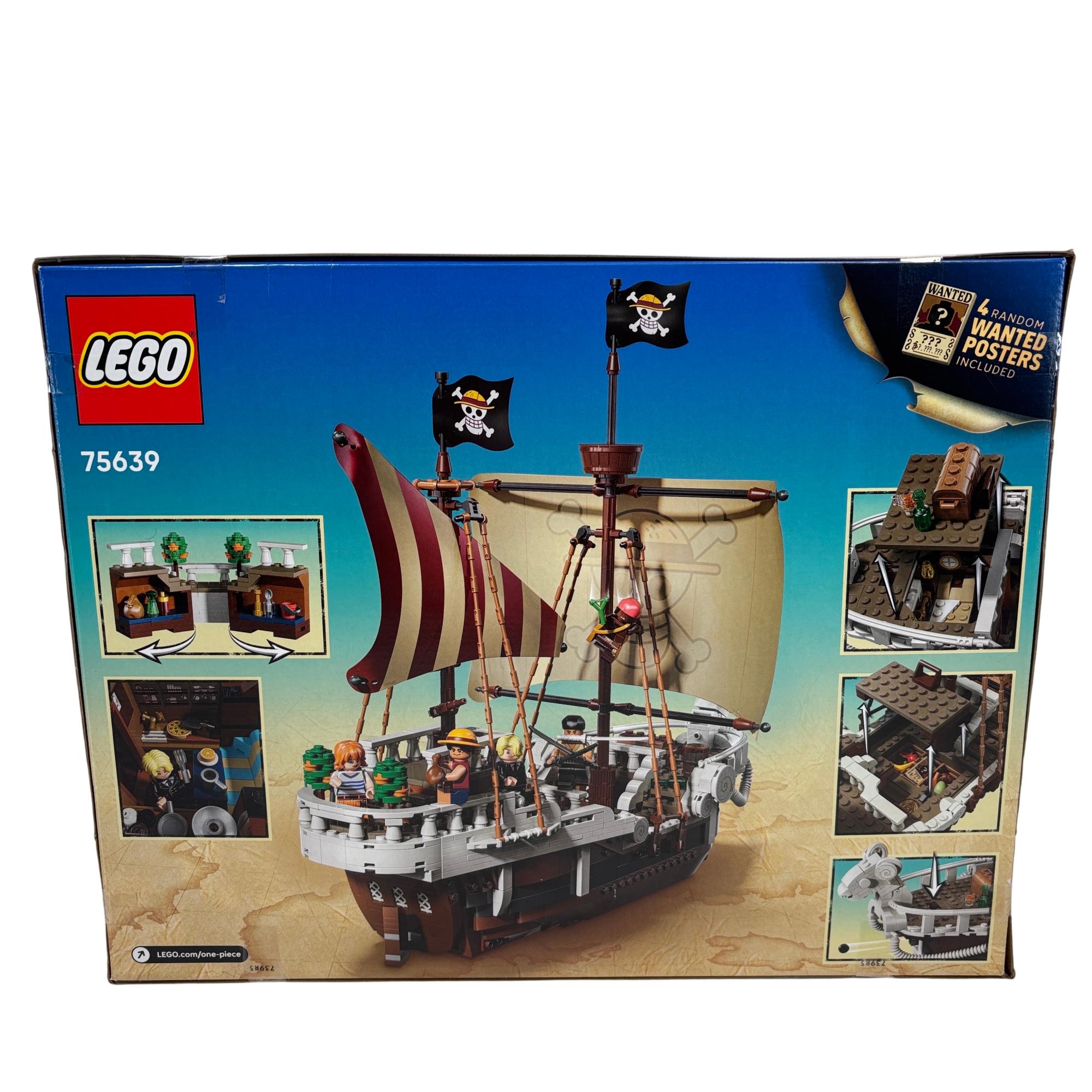 LEGO One Piece The Going Merry Pirate Ship 75639 1376 Pieces Building ...