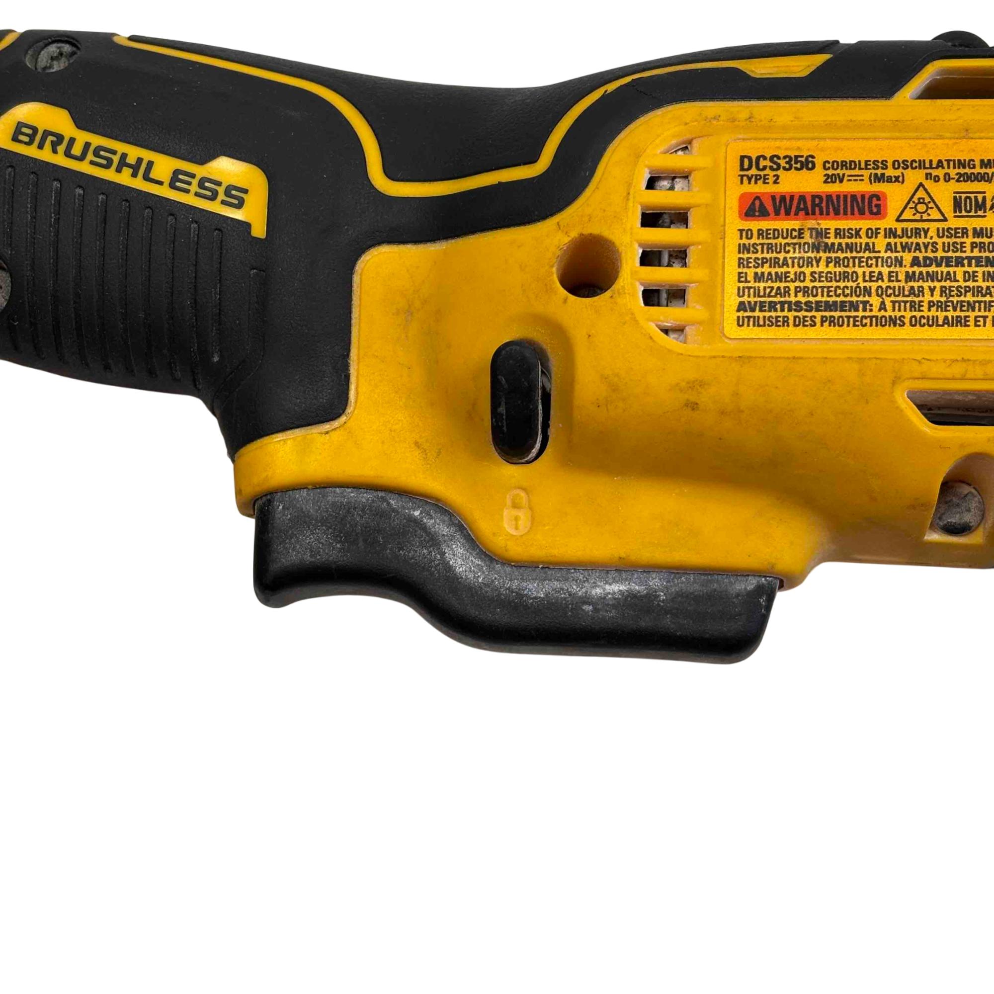 DeWalt DCS356 20V MAX XR Brushless Cordless 3-Speed Oscillating Multi-Tool