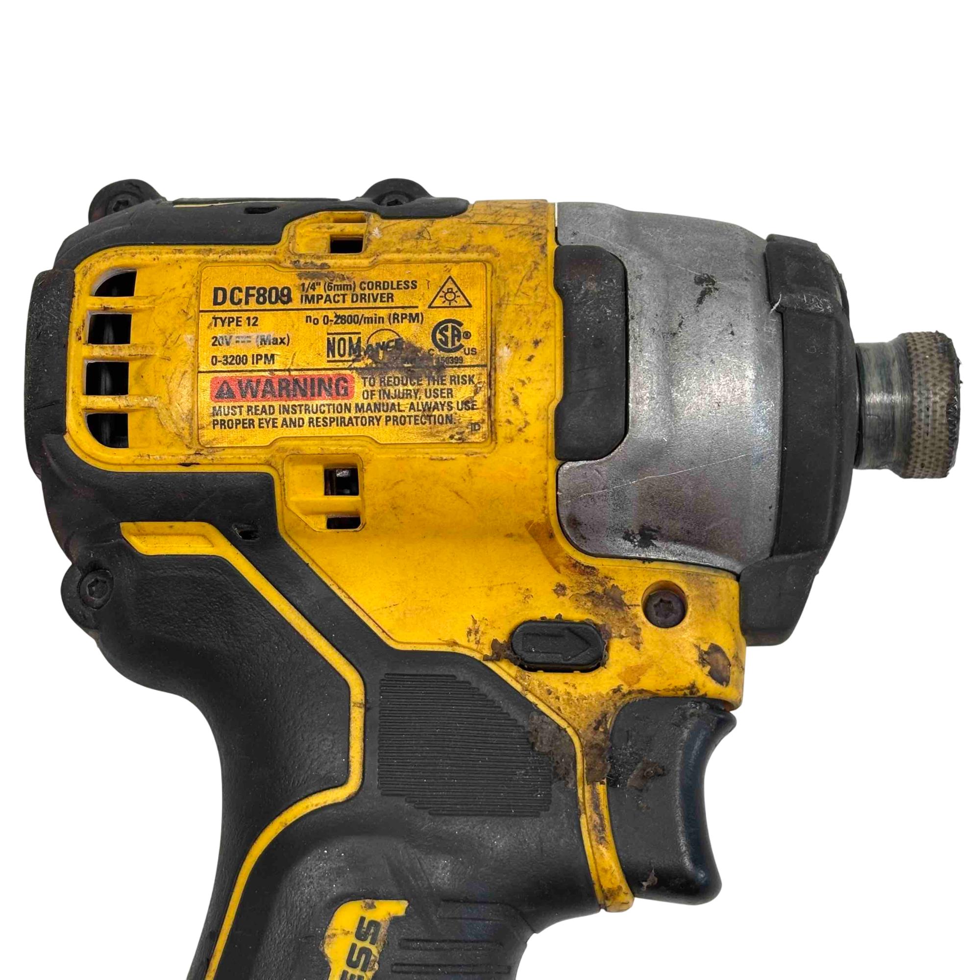 DeWalt DCF809 20V MAX Brushless Cordless Compact 1/4" Impact Driver