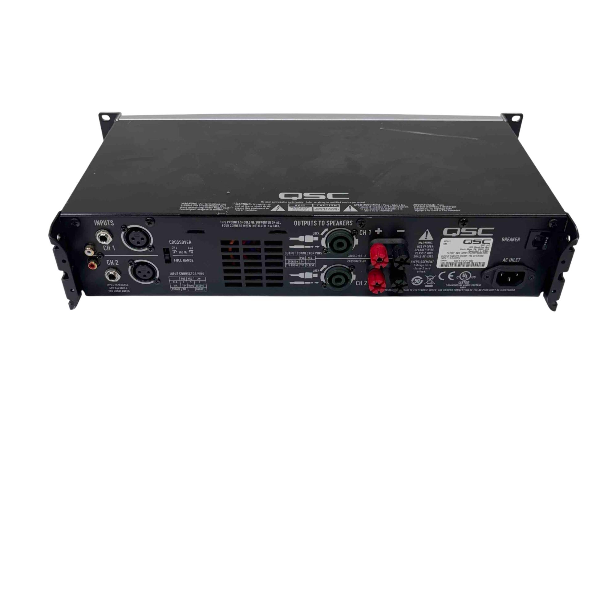 QSC GX5 700W 2-Channel Power Amplifier