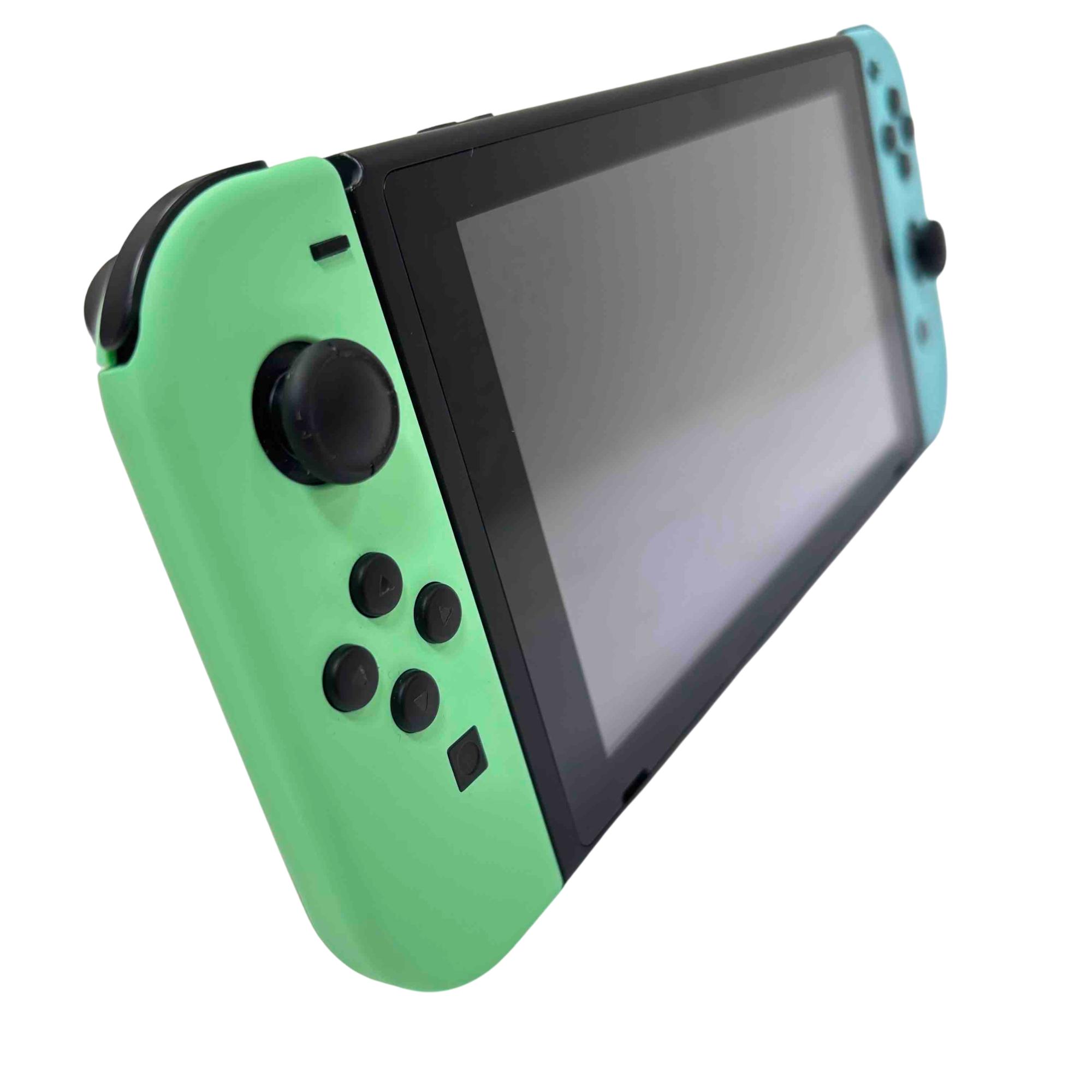 Nintendo Switch HAC-001 (01) Animal Crossing Edition Video Game Console ...