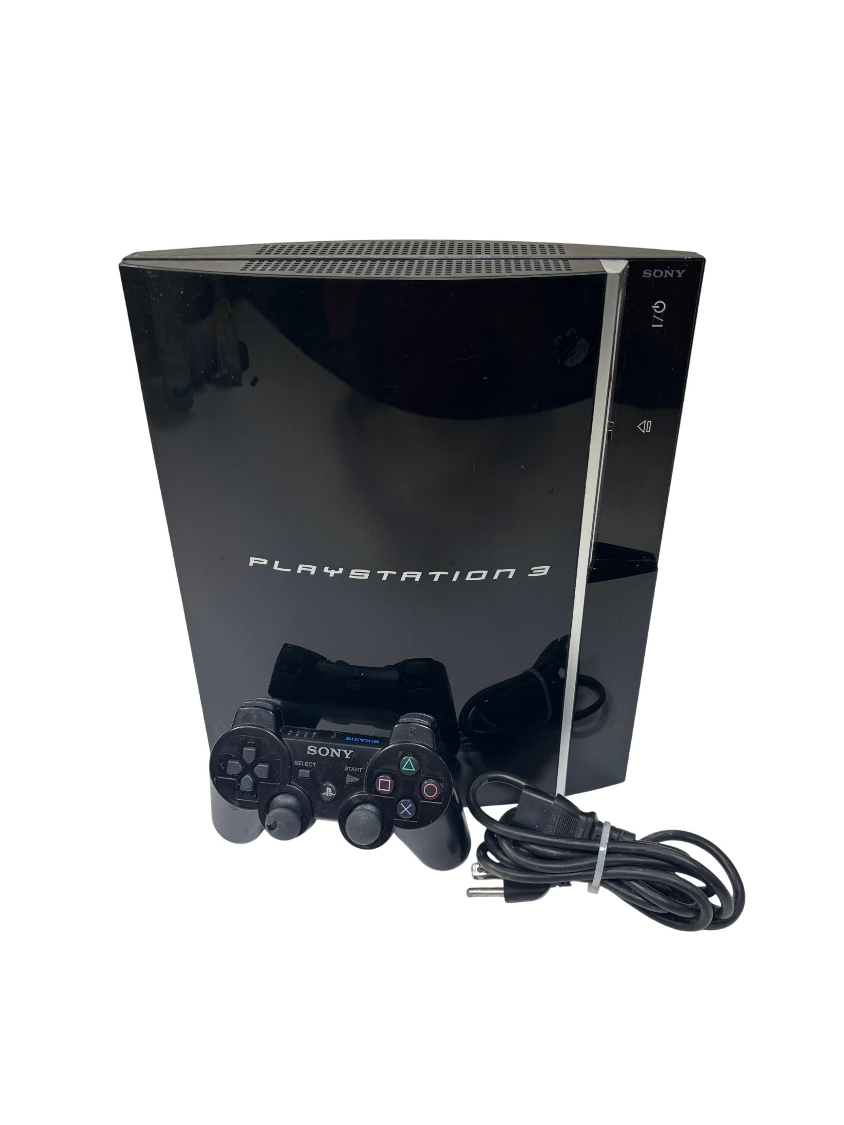 Sony PlayStation 3 CECHK01 80GB HDD Piano Black Home Video Game Console
