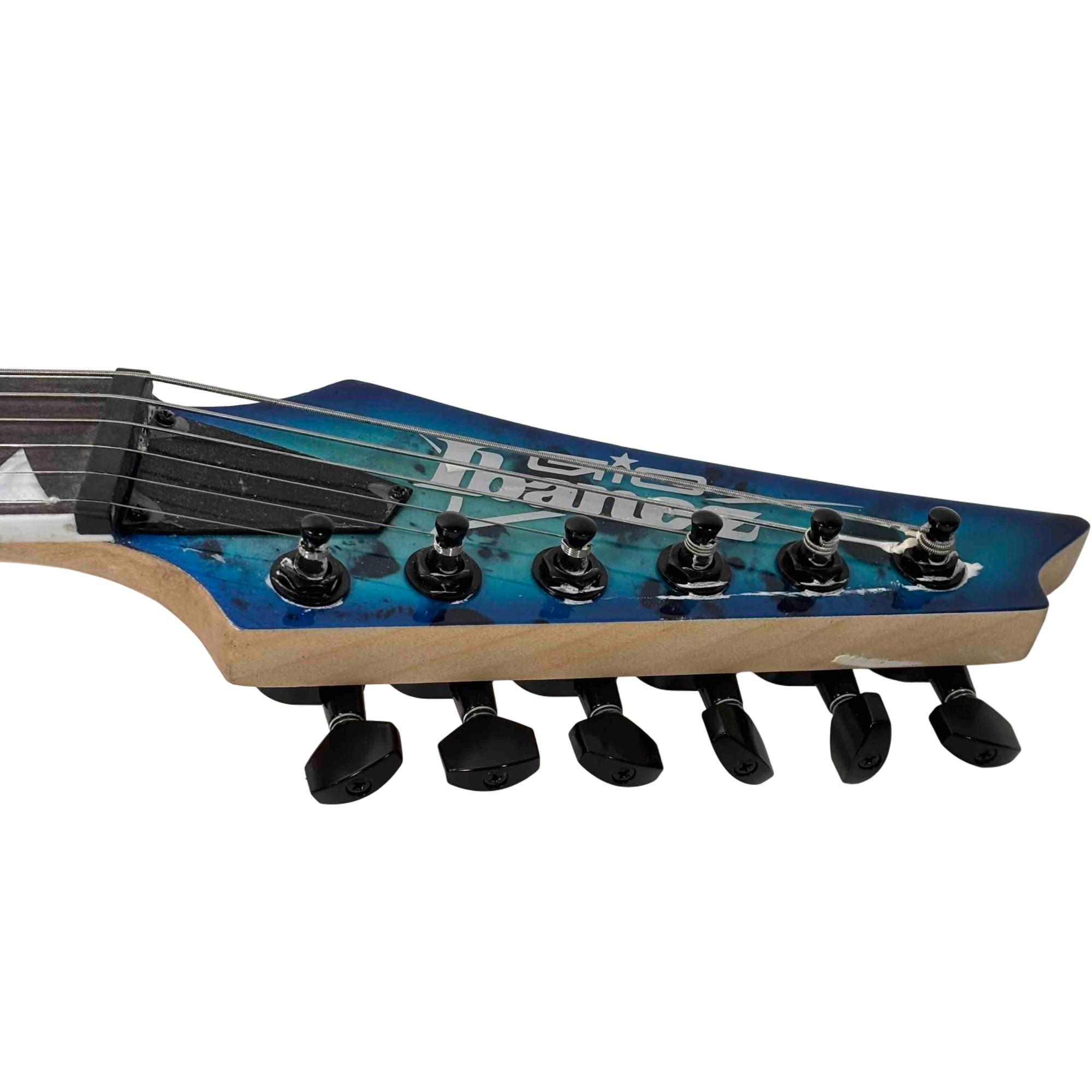Ibanez Gio GRGR221PA Blue 6-String 24-Fret Electric Guitar 0758 Ibanez Gio GRGR221PA Blue 6-String 24-Fret Electric Guitar 0758