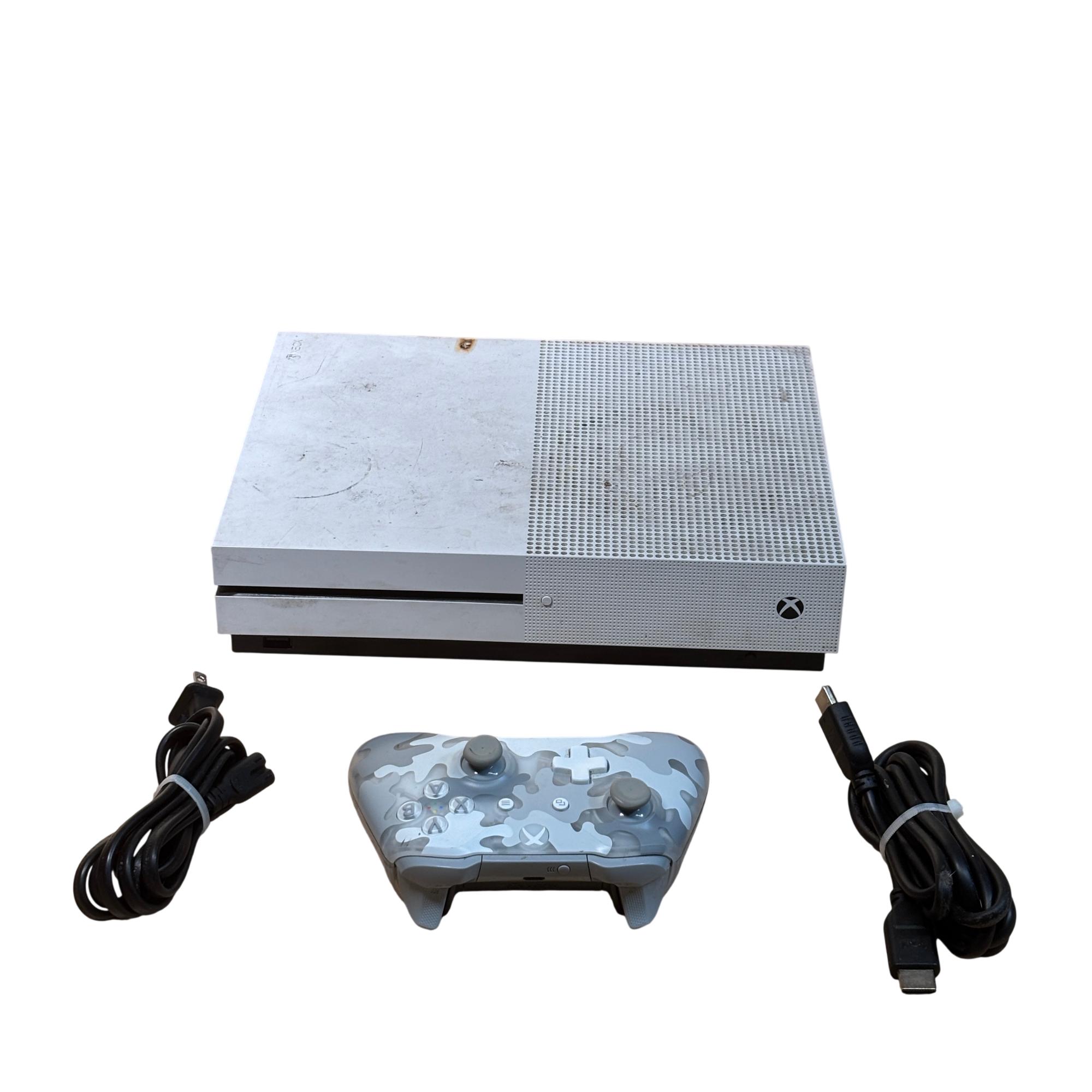 Microsoft Xbox One S 1681 White & Black 500GB Home Video Gaming Console ...
