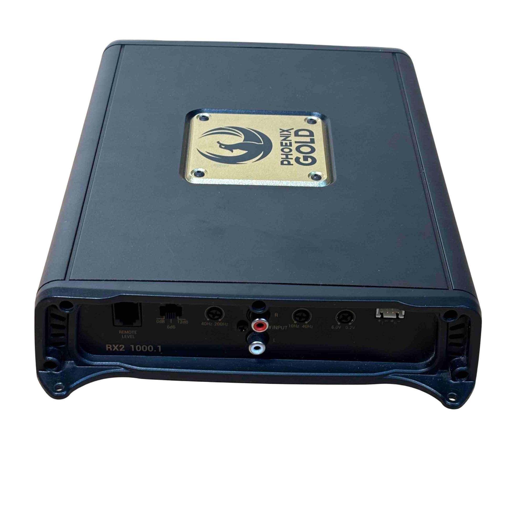 Phoenix Gold RX2 1000.1 Black RX 1000-Watt Class D Monoblock Amplifier 0198