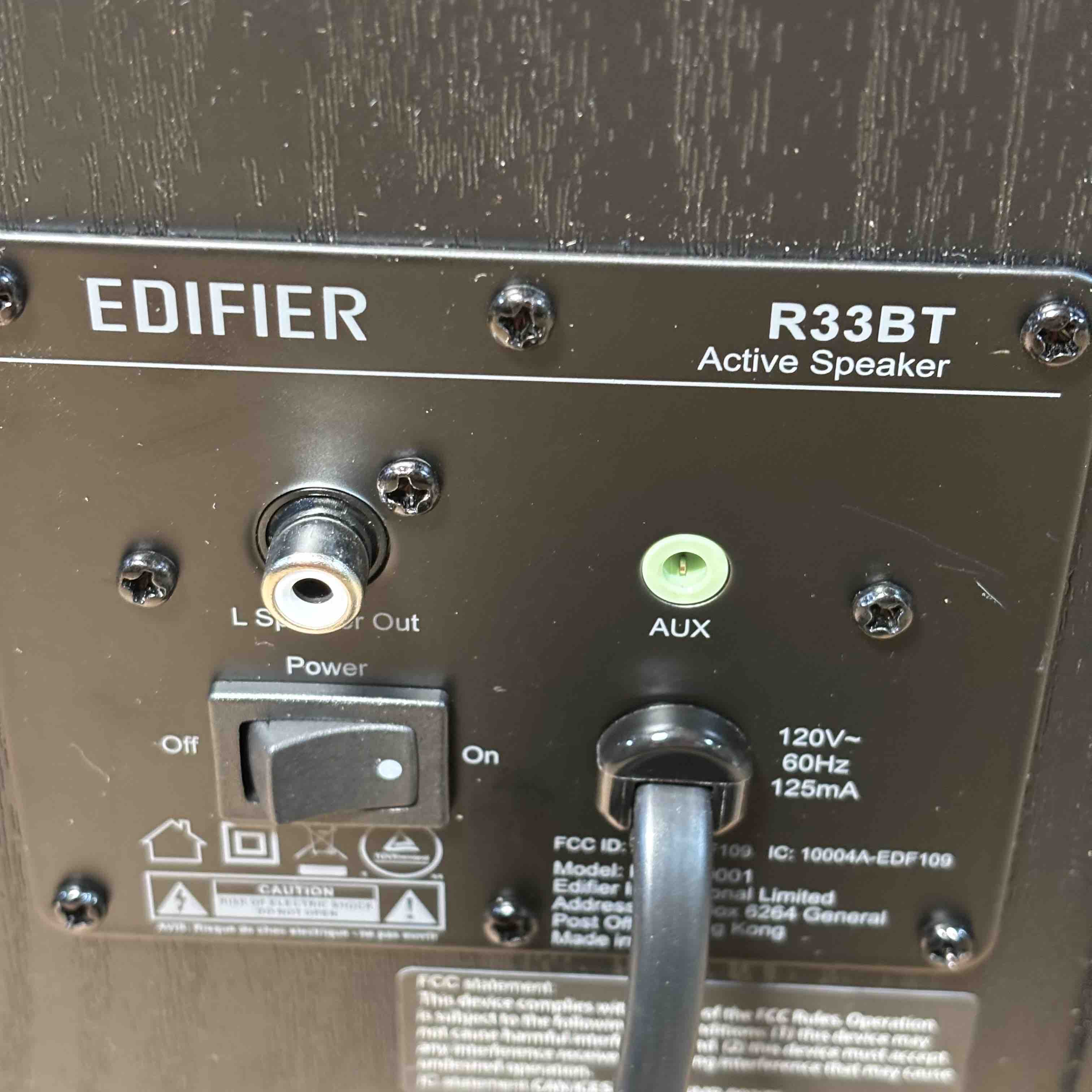 Edifier R33BT Black Active Bluetooth 10W RMS Computer Speakers