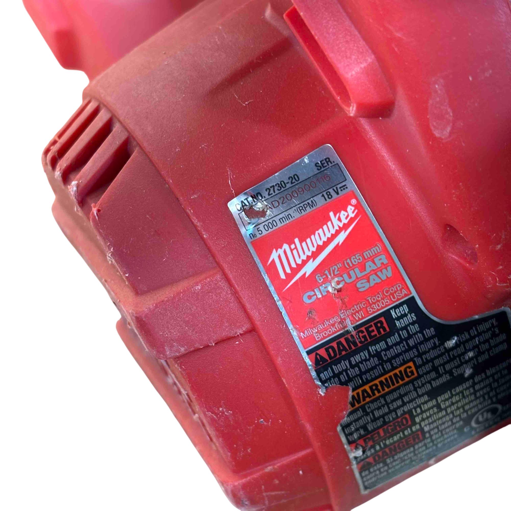 Milwaukee 2730-20 M18 FUEL 6-1/2" Circular Saw 0116 (Tool Only)