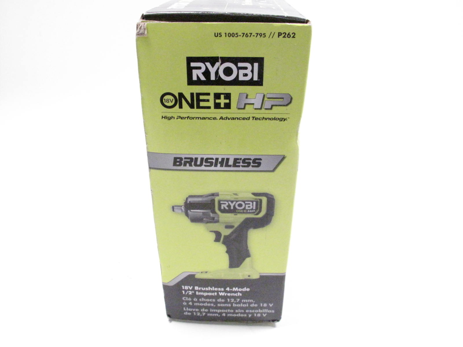 Ryobi P262 18V Cordless 1/2" Impact Wrench Tool Only