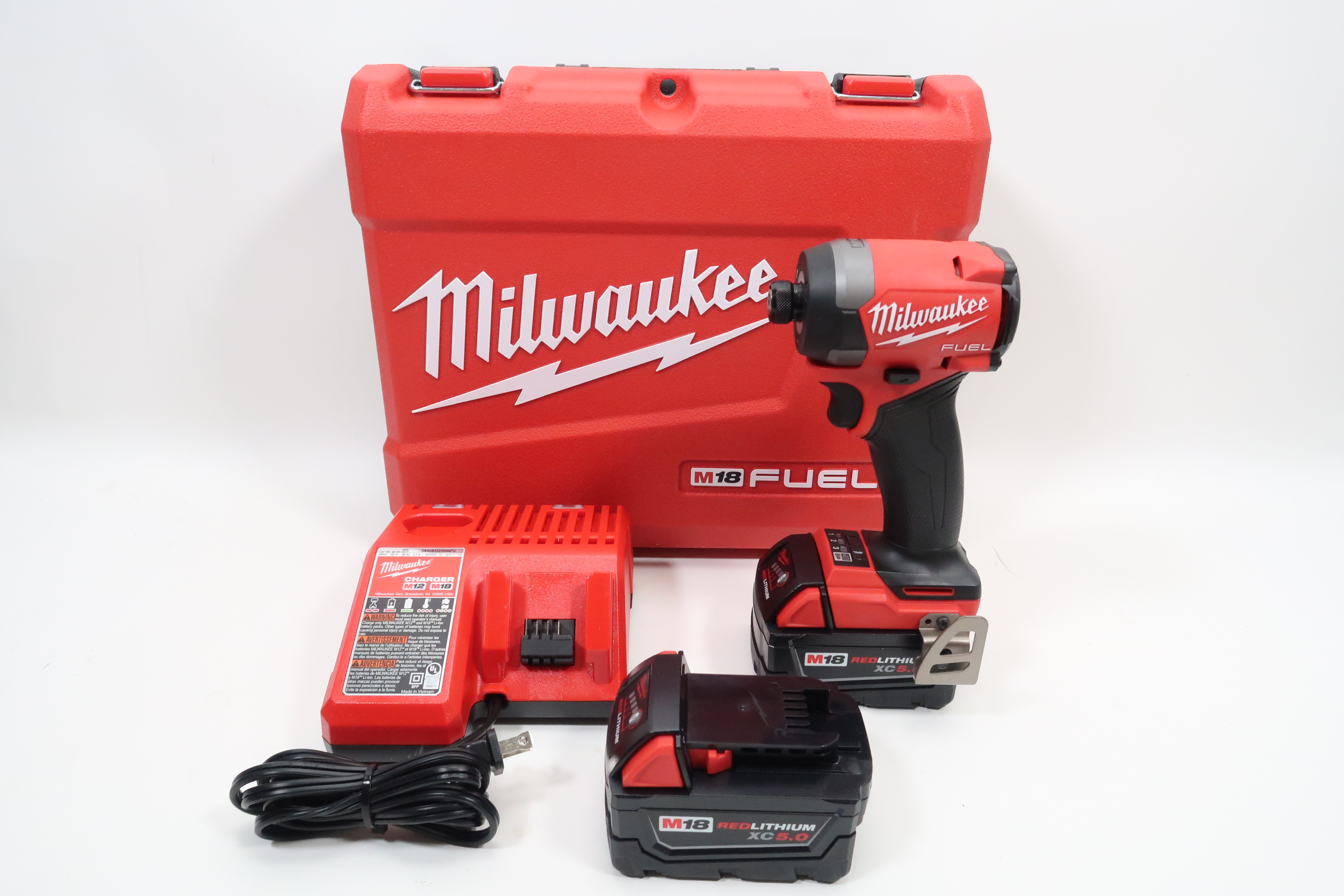 Milwaukee 2953-22 18V Lithium-Ion Brushless Cordless 1/4 in. Hex Impact ...