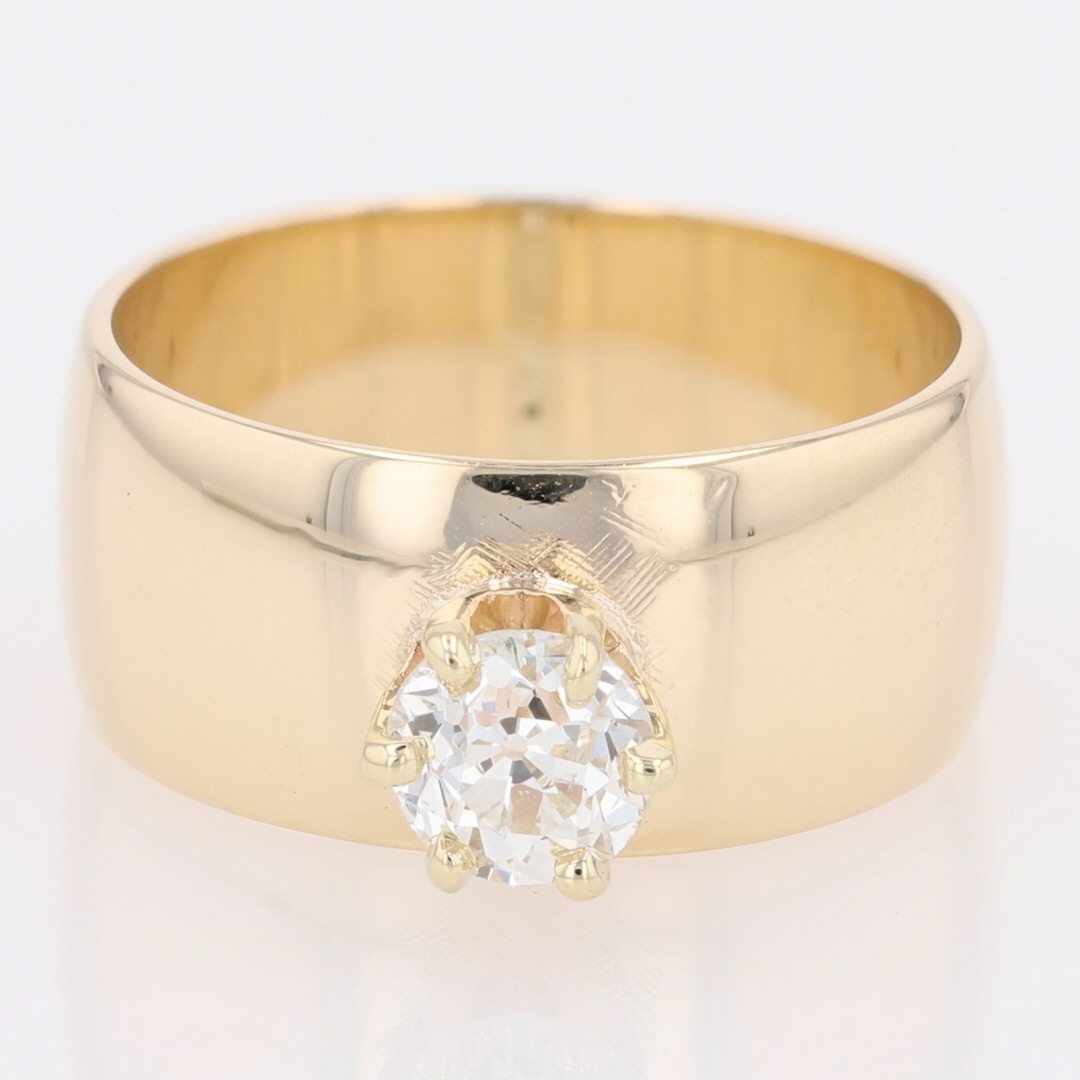 .82ct Round Cut Diamond Solitaire Engagement Ring 14k Yellow Gold Size 9