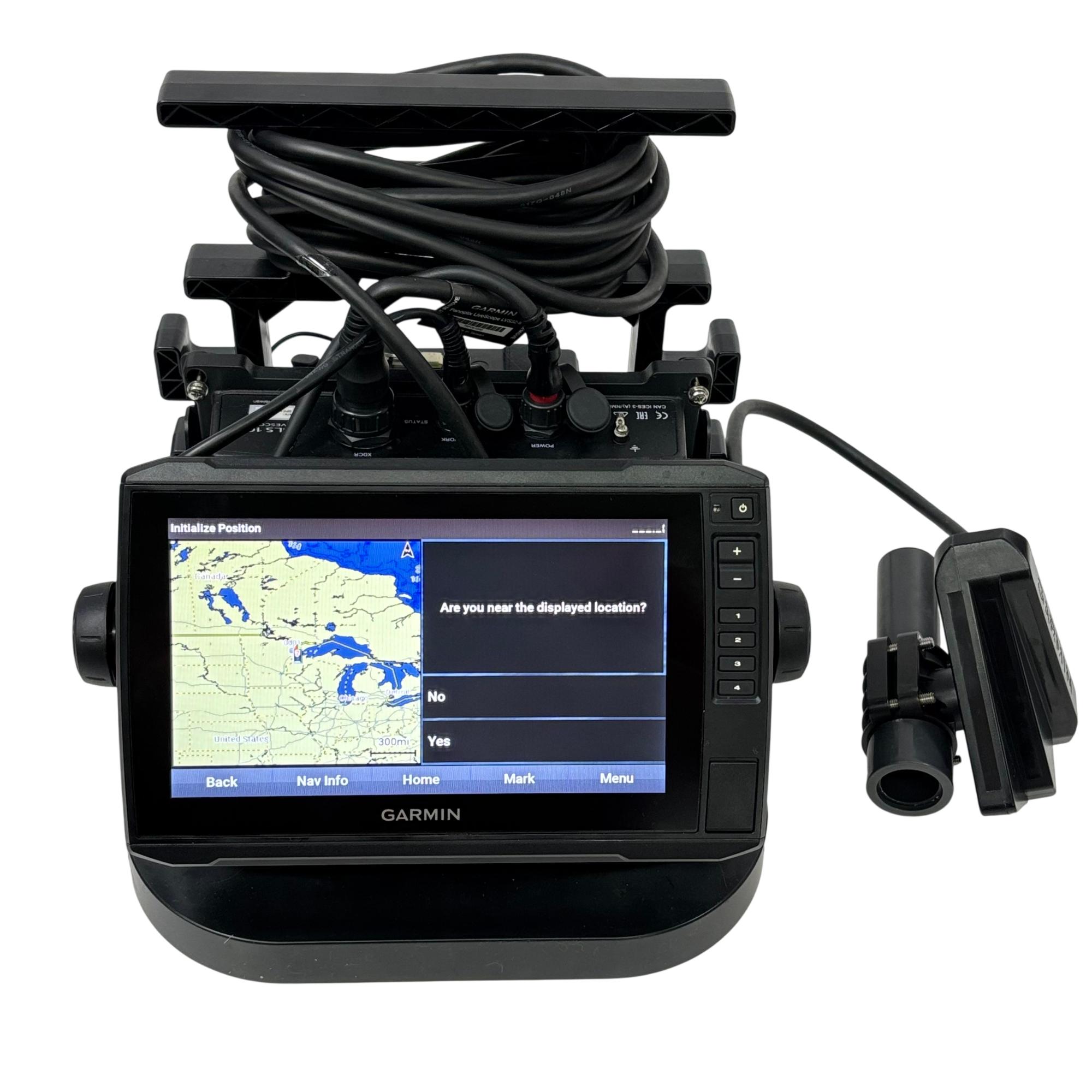 Garmin ECHOMAP UHD 93sv Chartplotter GLS10 Livescope Bundle