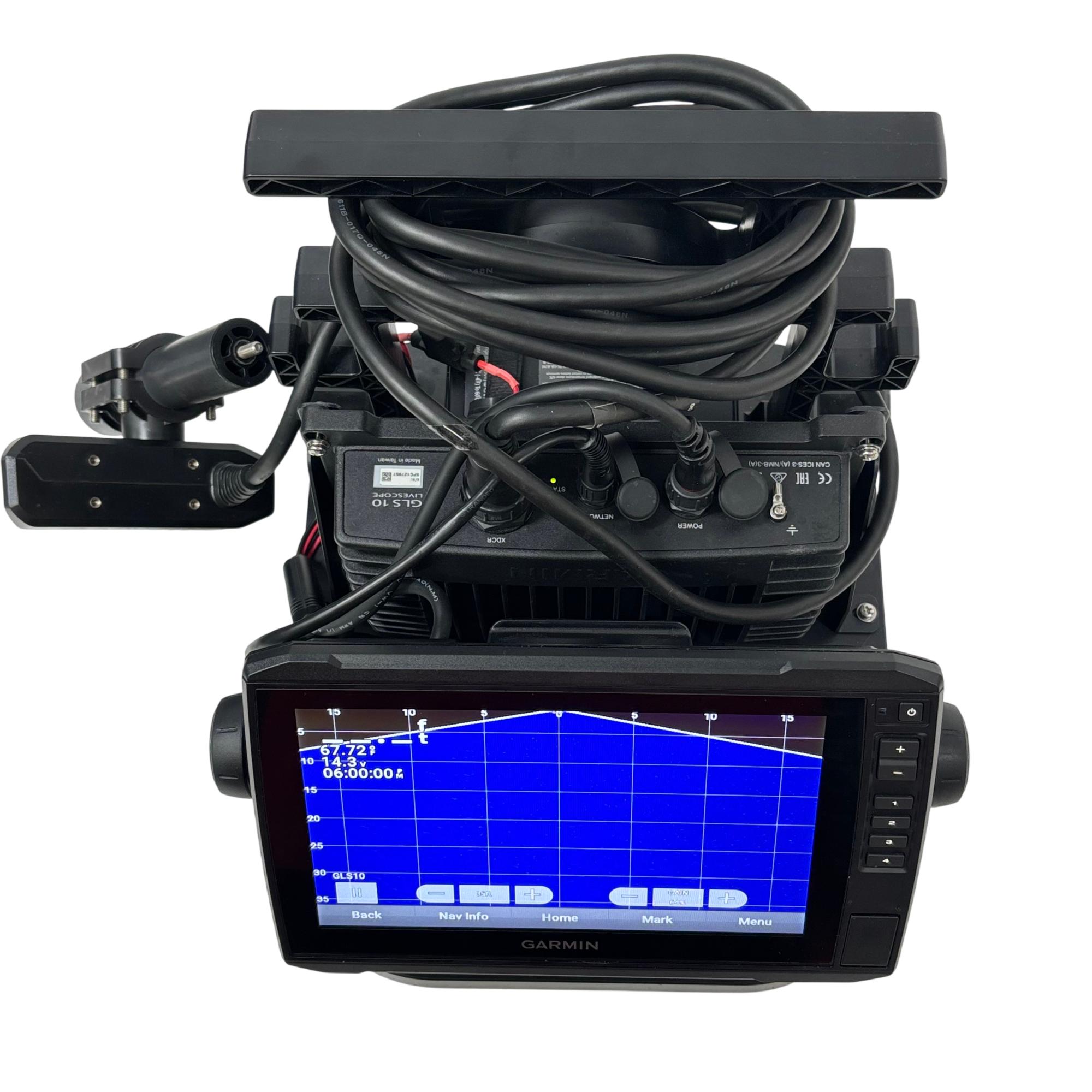 Garmin ECHOMAP UHD 93sv Chartplotter GLS10 Livescope Bundle