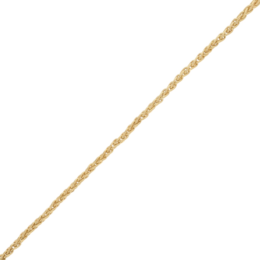 2.3mm Spiga/Wheat Link Chain 16.75