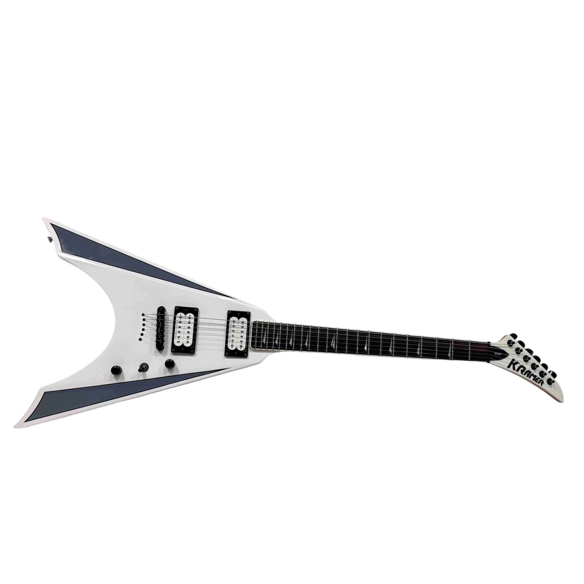 Kramer Nite-V Plus Alpine White Right Handed Six String Electric Guitar