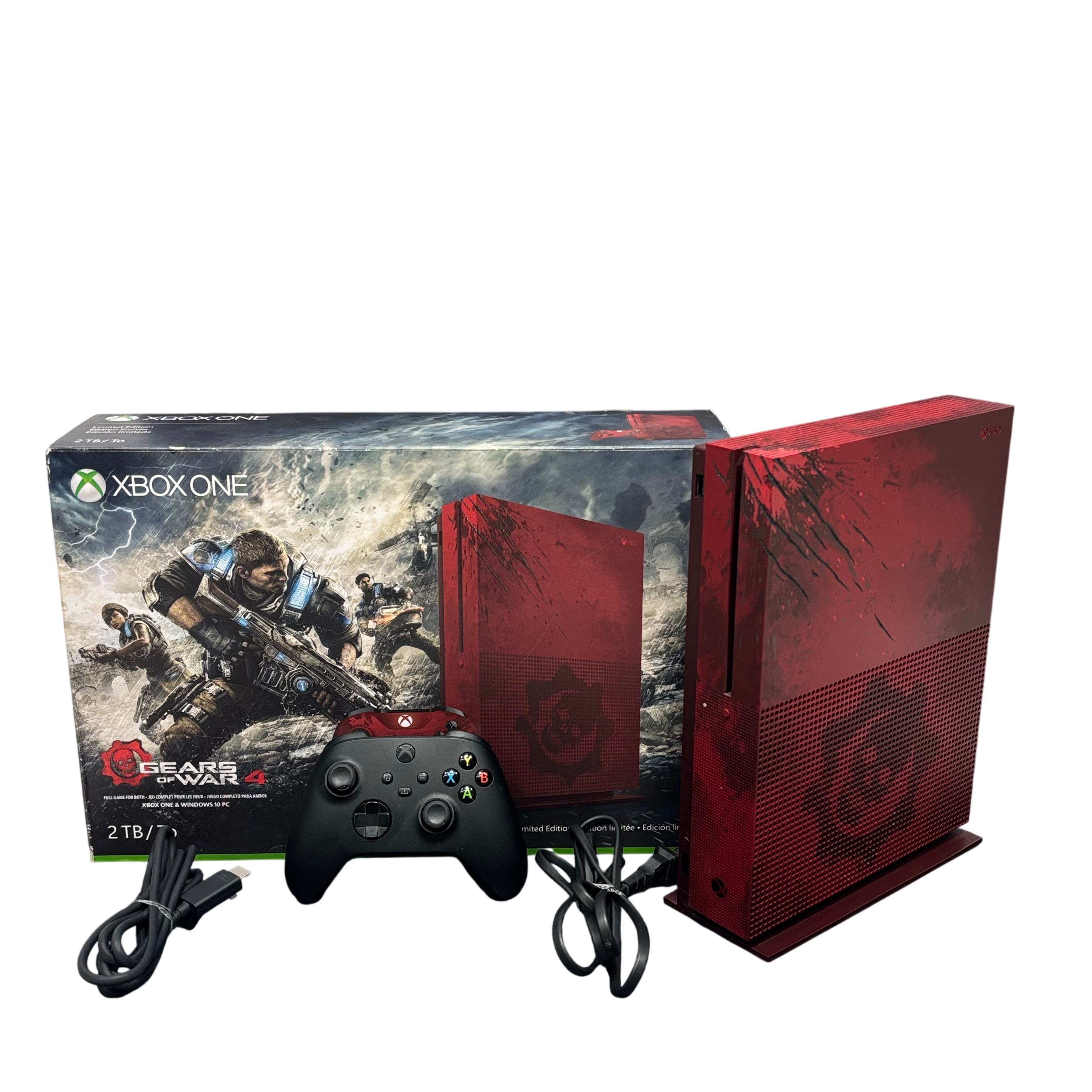 Microsoft Xbox One S Gears Of War 4 2TB Limited Edition Video Game Console