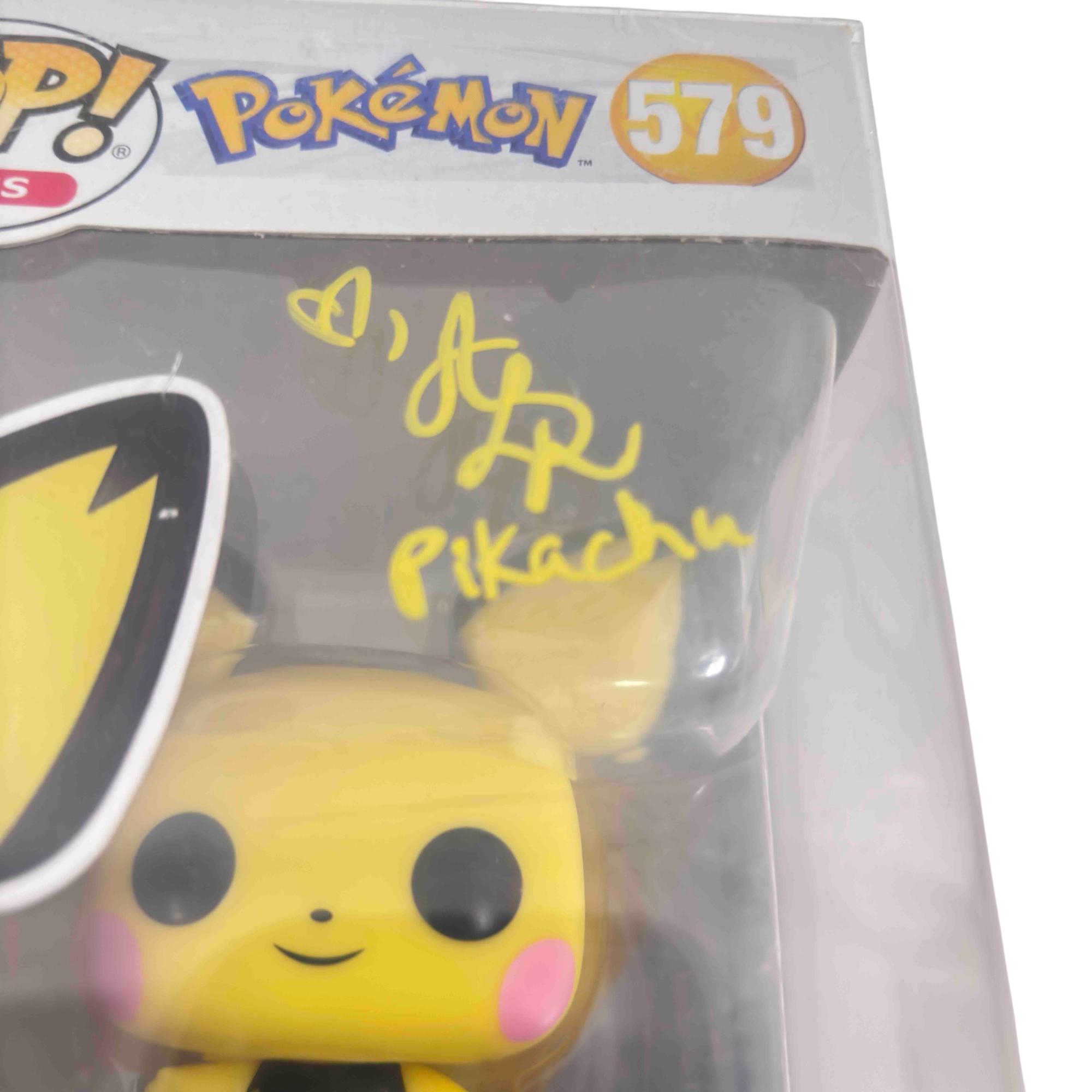 Autographed Alyson Leigh Rosenfeld Pokémon Pichu #579 Funko Pop!