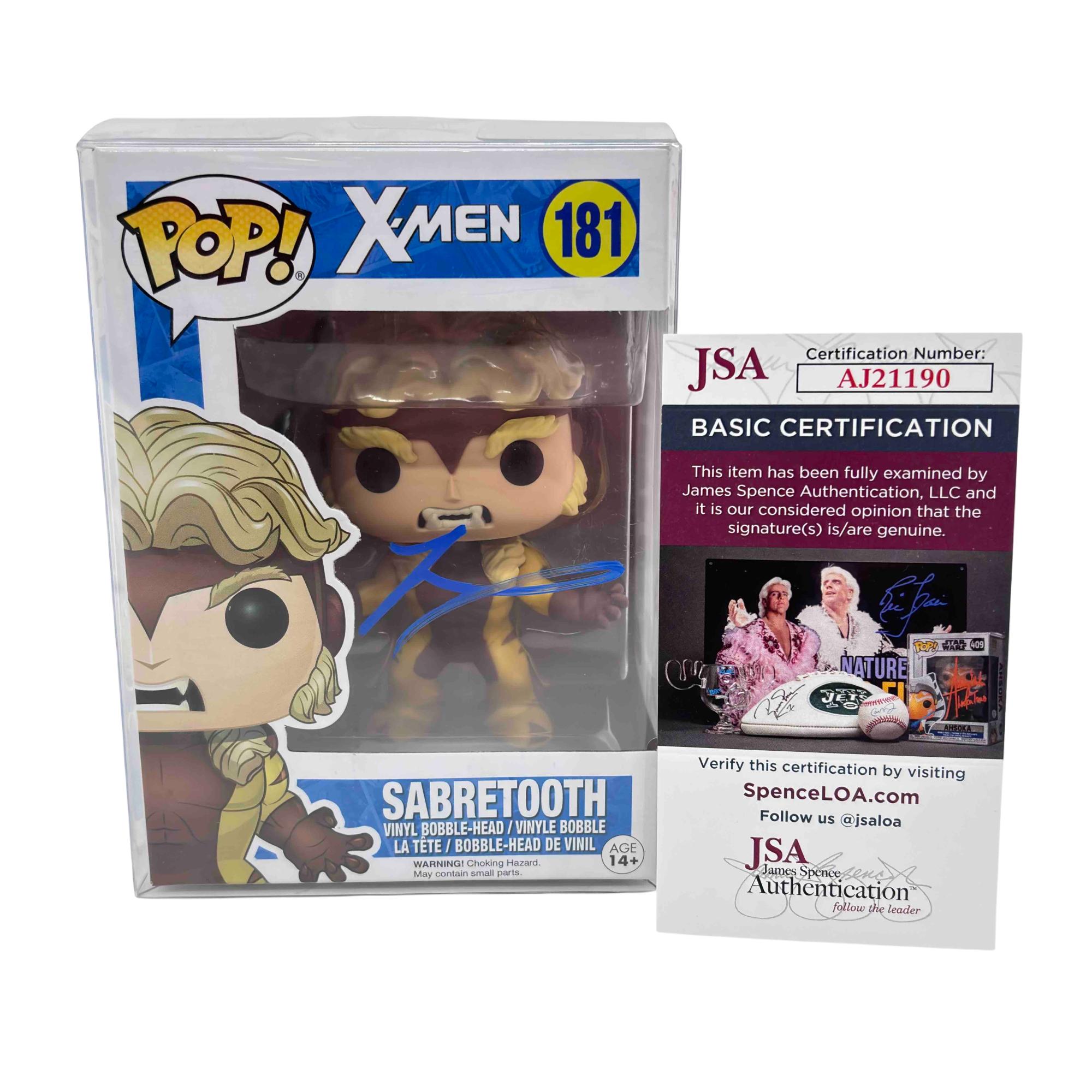 Autographed Tyler Mane Marvel X-Men Sabretooth #181 Funko Pop!