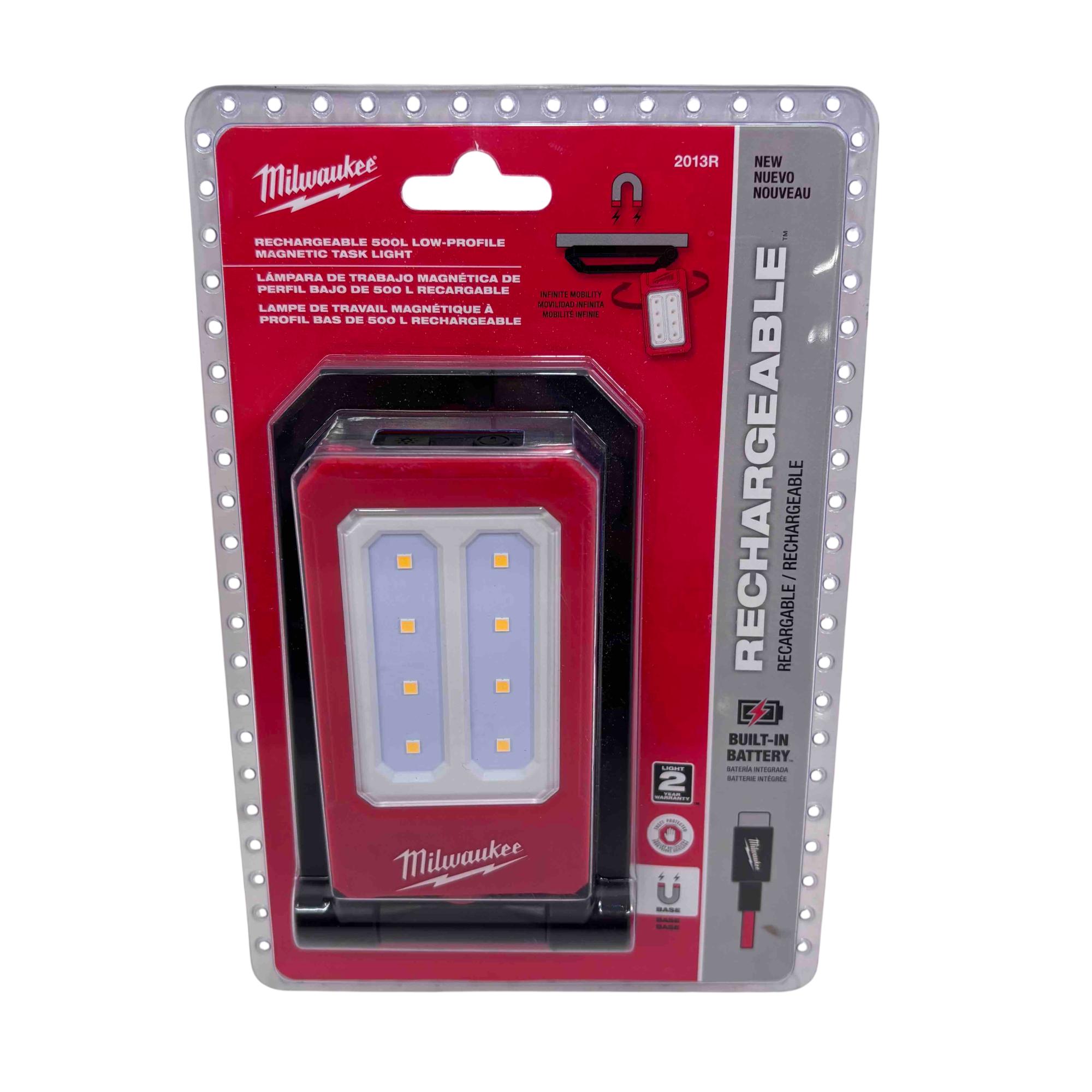 Milwaukee 2013R 500 Lumen Low-Profile Magnetic Rechargeable Task Light