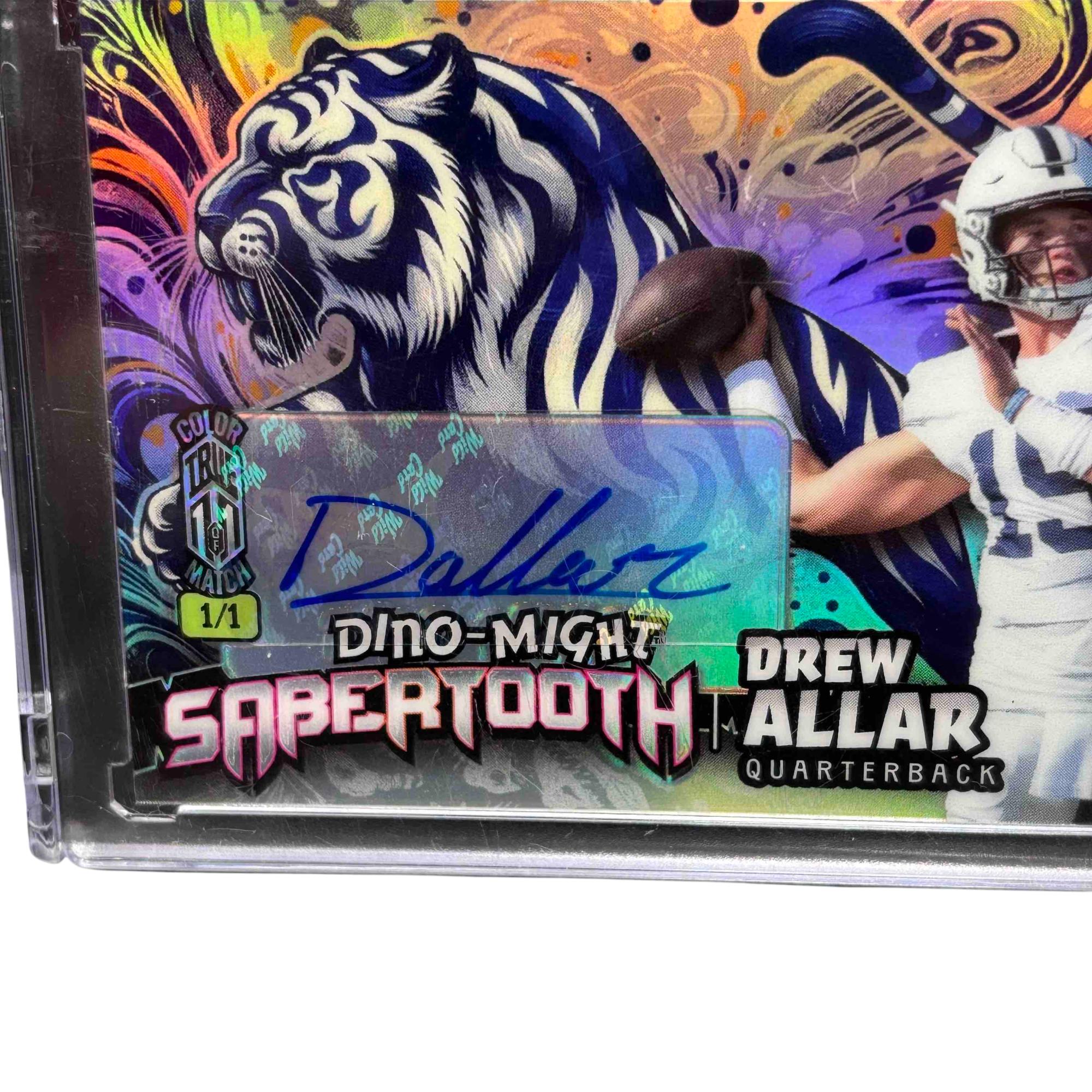 2024 Wild Card Dino-Might Sabertooth 1/1 Drew Allard Card - PHSTTA-DAA