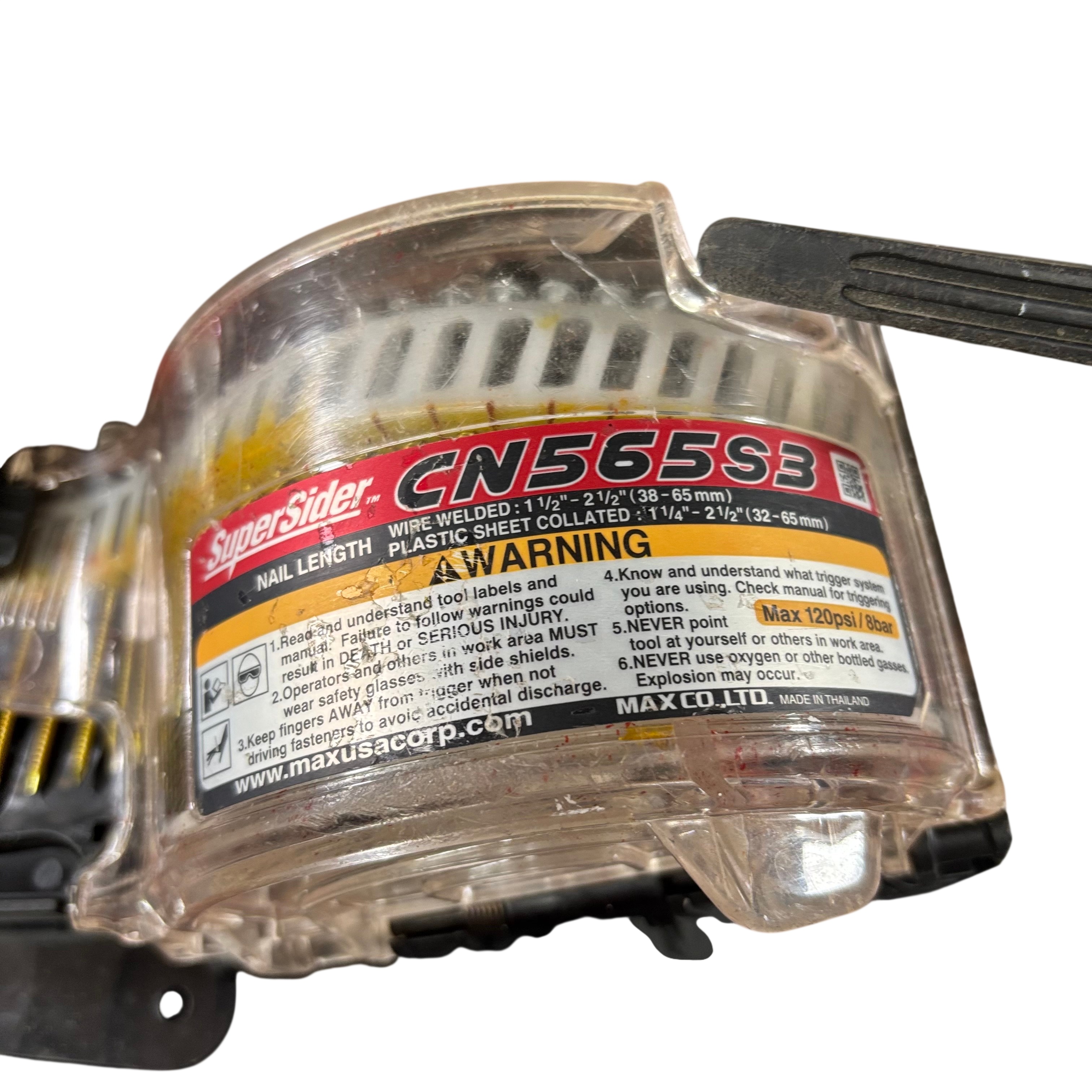 MAX Tools CN56553 SuperSider Pneumatic Coil Nail Gun