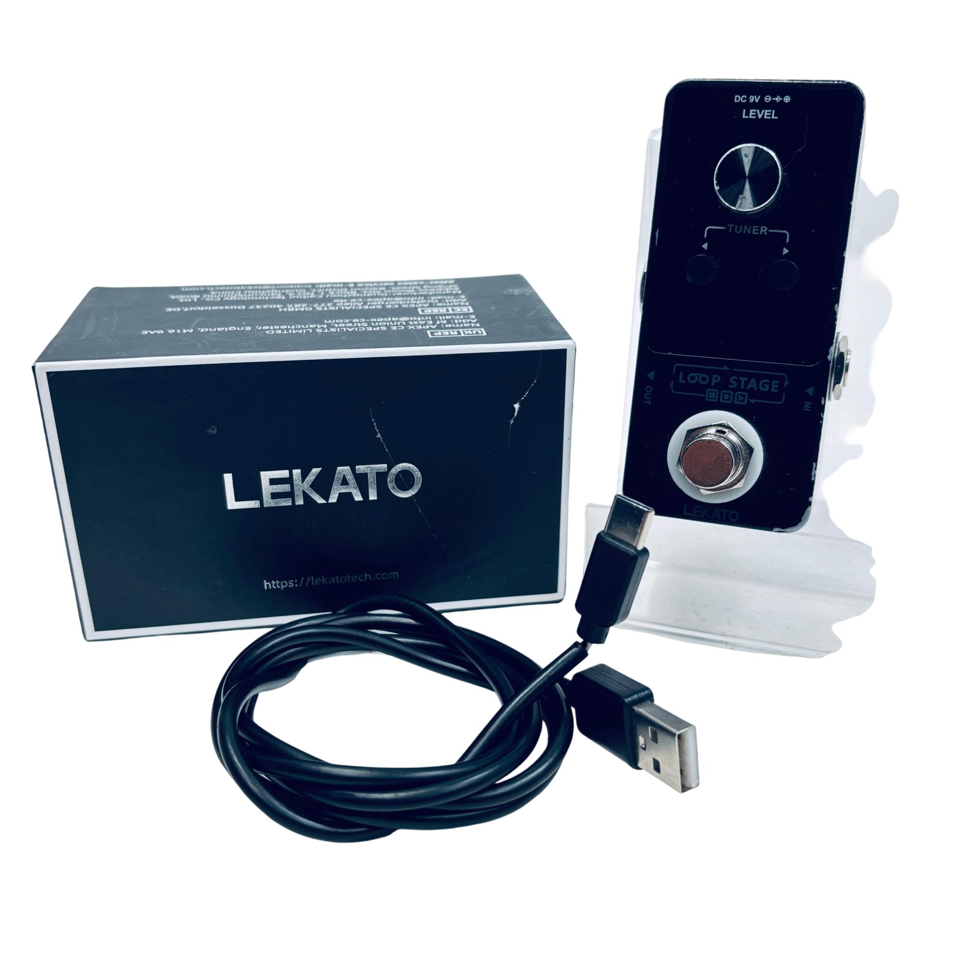 LEKATO Loop Stage Guitar Looper Pedal/Tuner