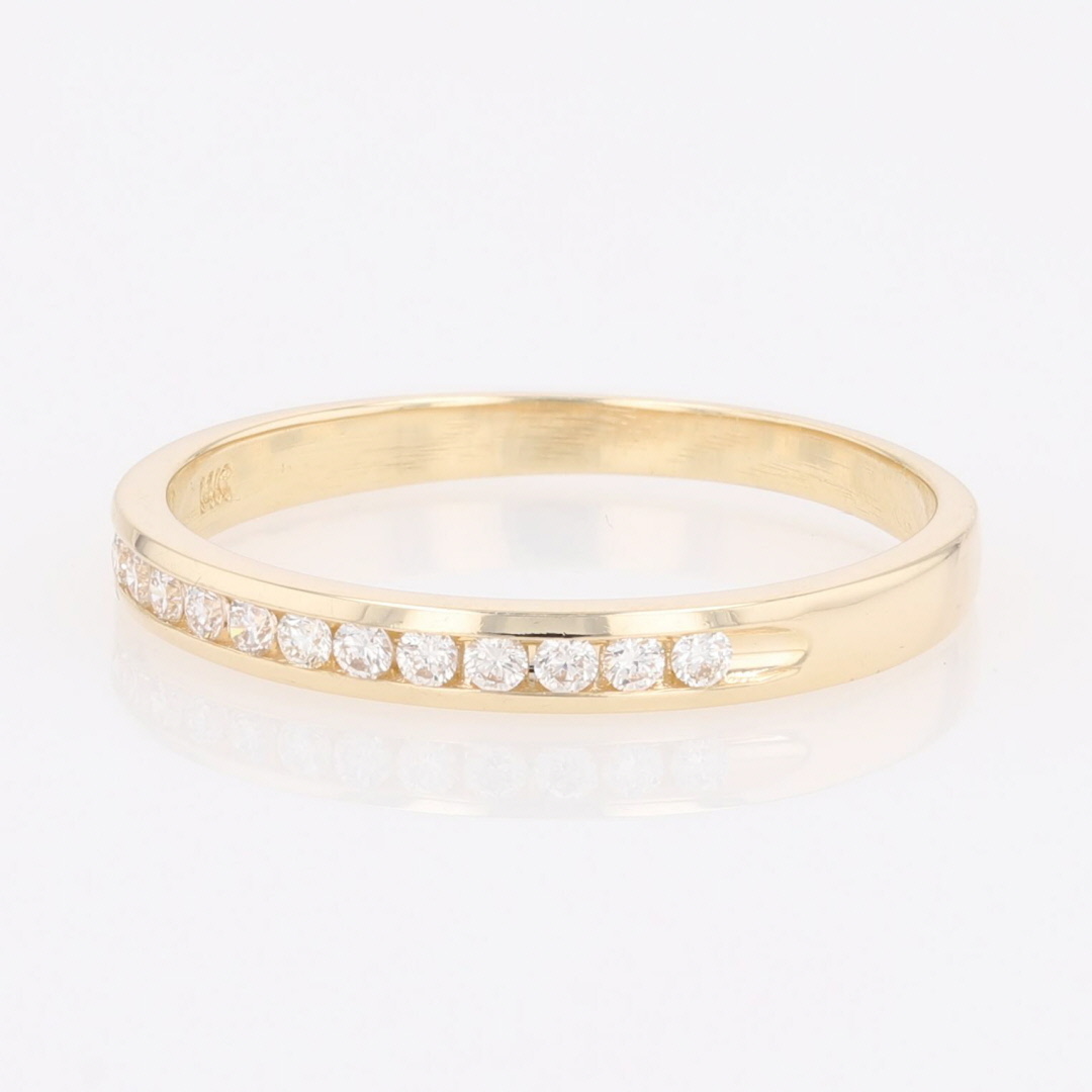 .23ctw Round Cut Diamond Channel-Set Wedding Band Ring 14k Yellow Gold ...