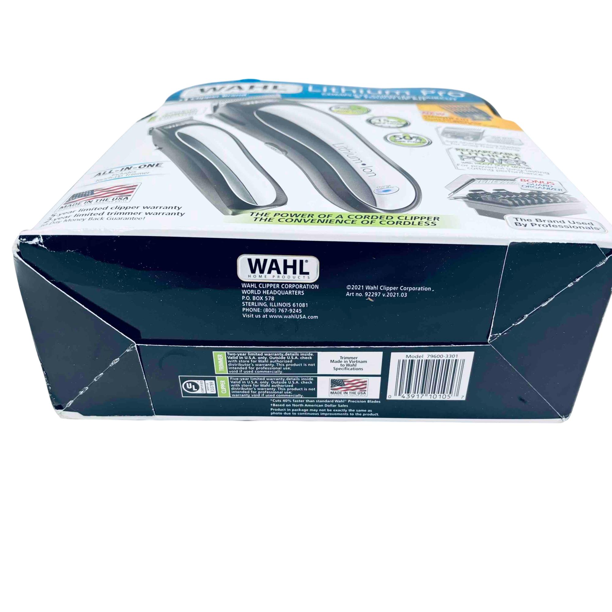 WAHL Lithium Pro Complete Cordless Haircut & Touch-Up Kit Model 79600-3301