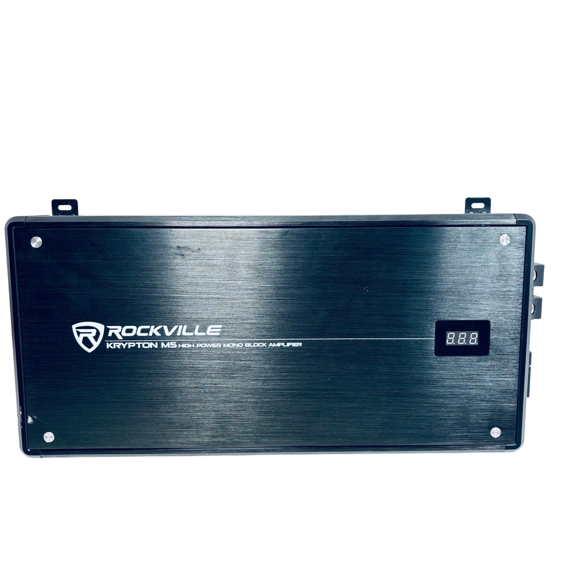 Rockville Krypton M5 High Power 2000w Monoblock Amplifier