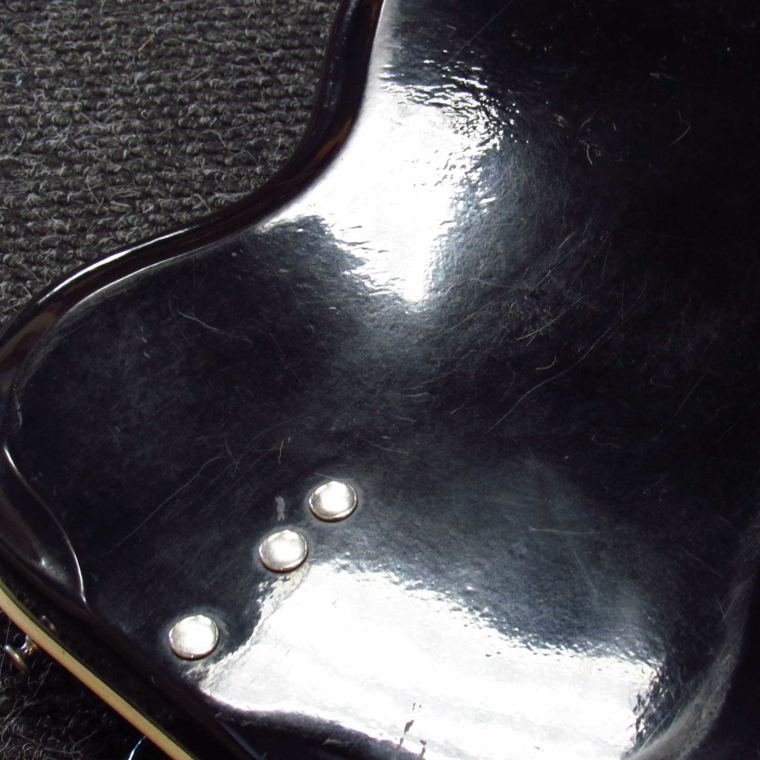 Airline Res-O-Glass Resonator 6-String Right-Hand Black Electric ...