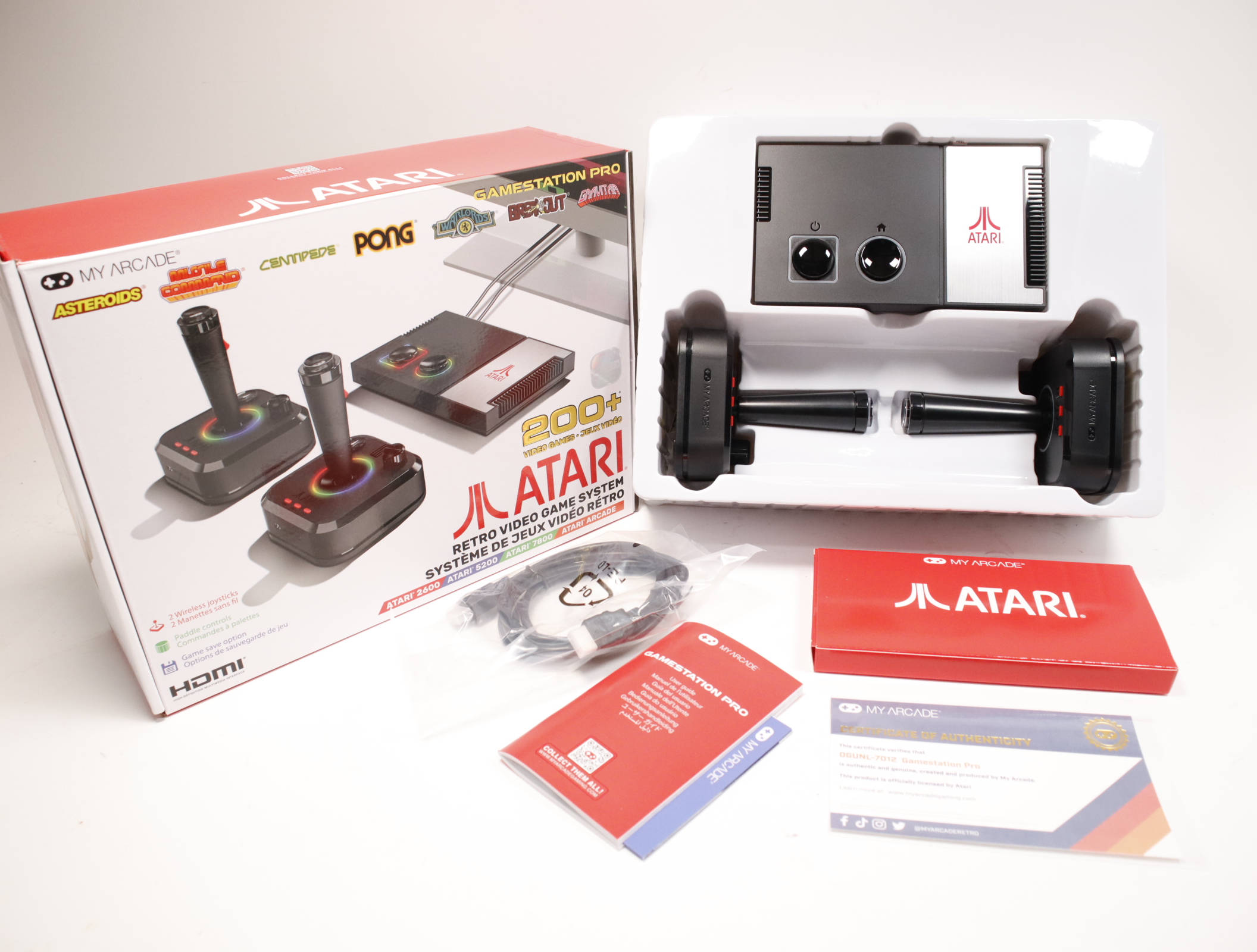 My Arcade DGUNL-7012 Atari Gamestation Video Game System