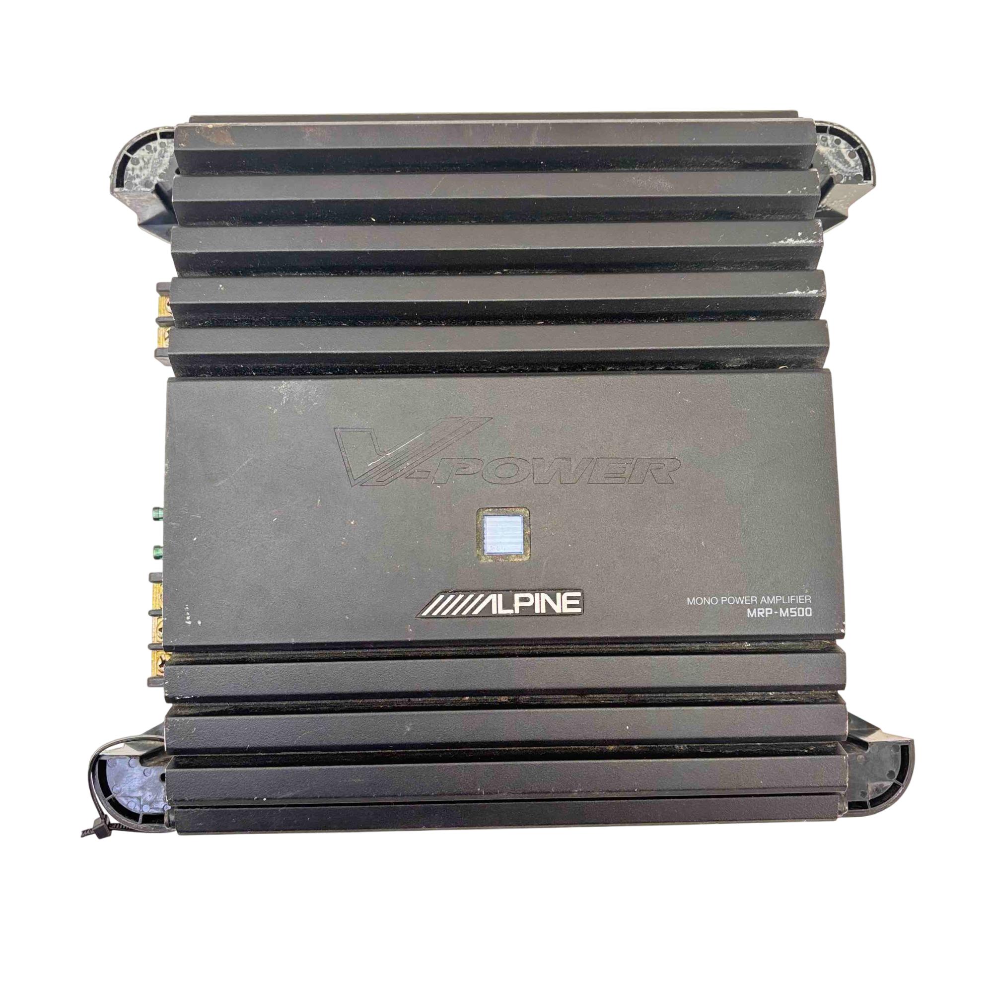 Alpine MRP-M500 Mono 1-Channel 500W RMS Subwoofer Car Amplifier - 5679