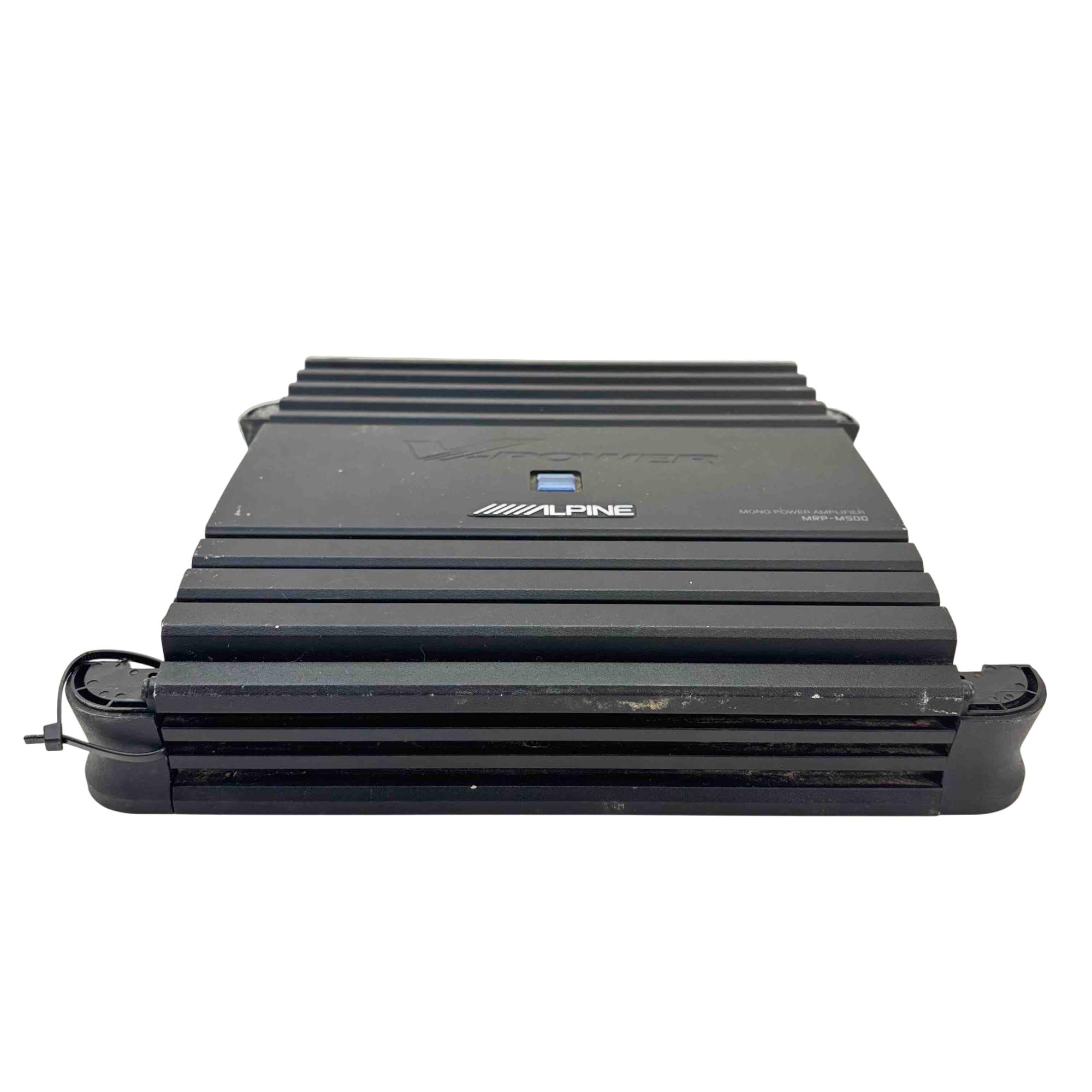 Alpine MRP-M500 Mono 1-Channel 500W RMS Subwoofer Car Amplifier - 5679