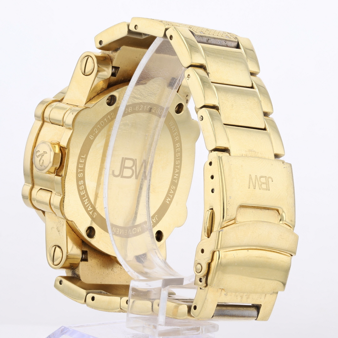 JBW Phantom 42mm Blue Mother of Pearl Dial Diamond Accents Men's Wristwatch