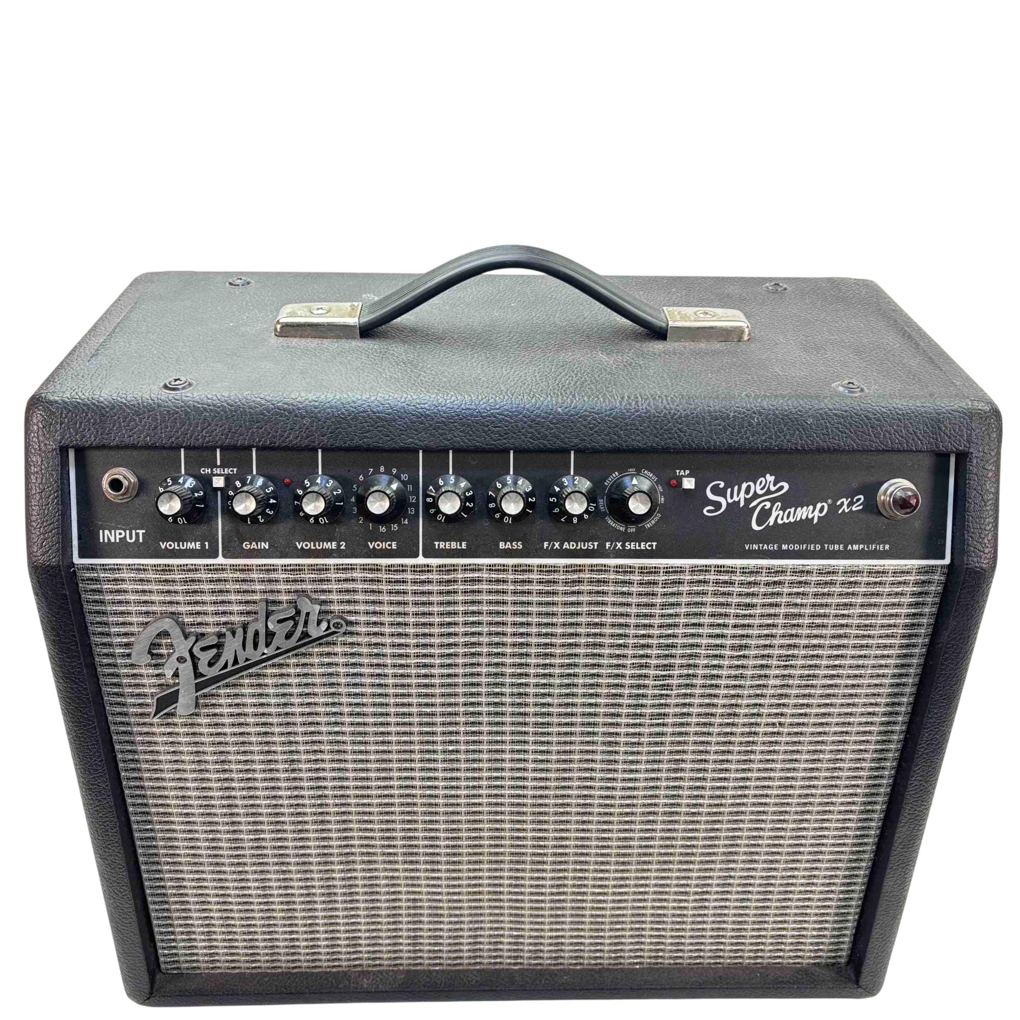 Fender Super Champ X2 15W 1x10 Vintage Tube Guitar Amplifier