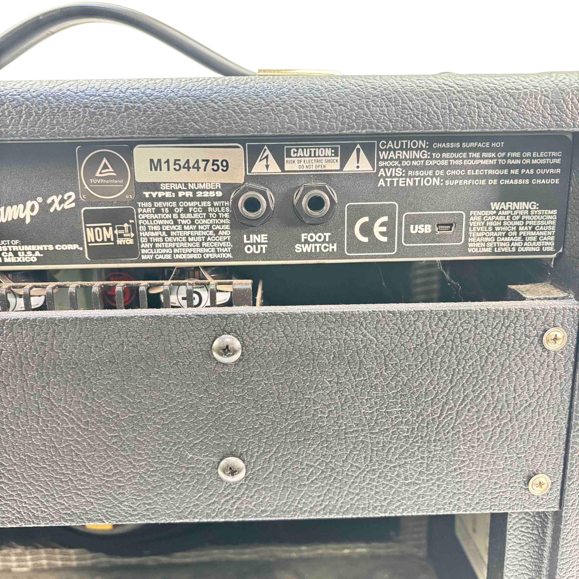 Fender Super Champ X2 15W 1x10 Vintage Tube Guitar Amplifier