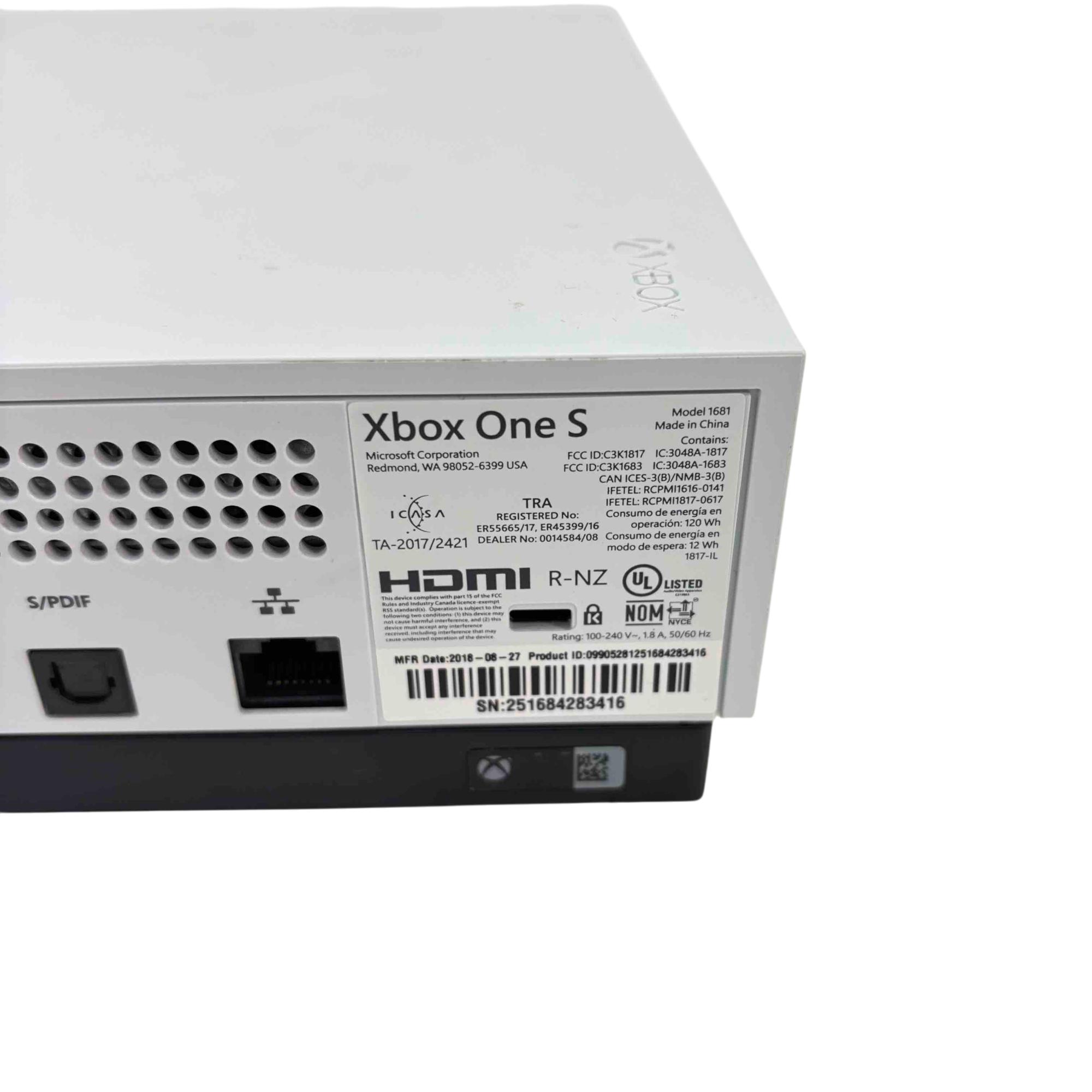 Microsoft Xbox One S 1681 1TB Disc Home Video Game Console Microsoft Xbox One S 1681 1TB Disc Home Video Game Console