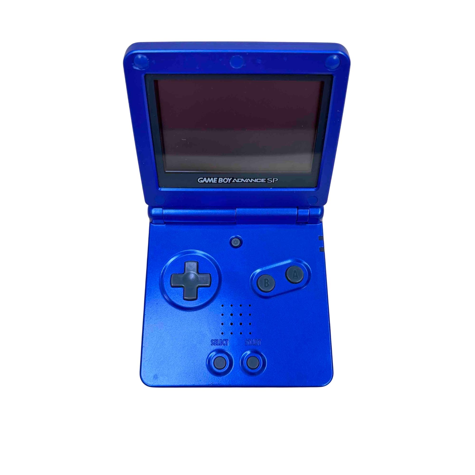 Nintendo Game Boy Advance SP Cobalt Blue AGS-001 Handheld Gaming Console