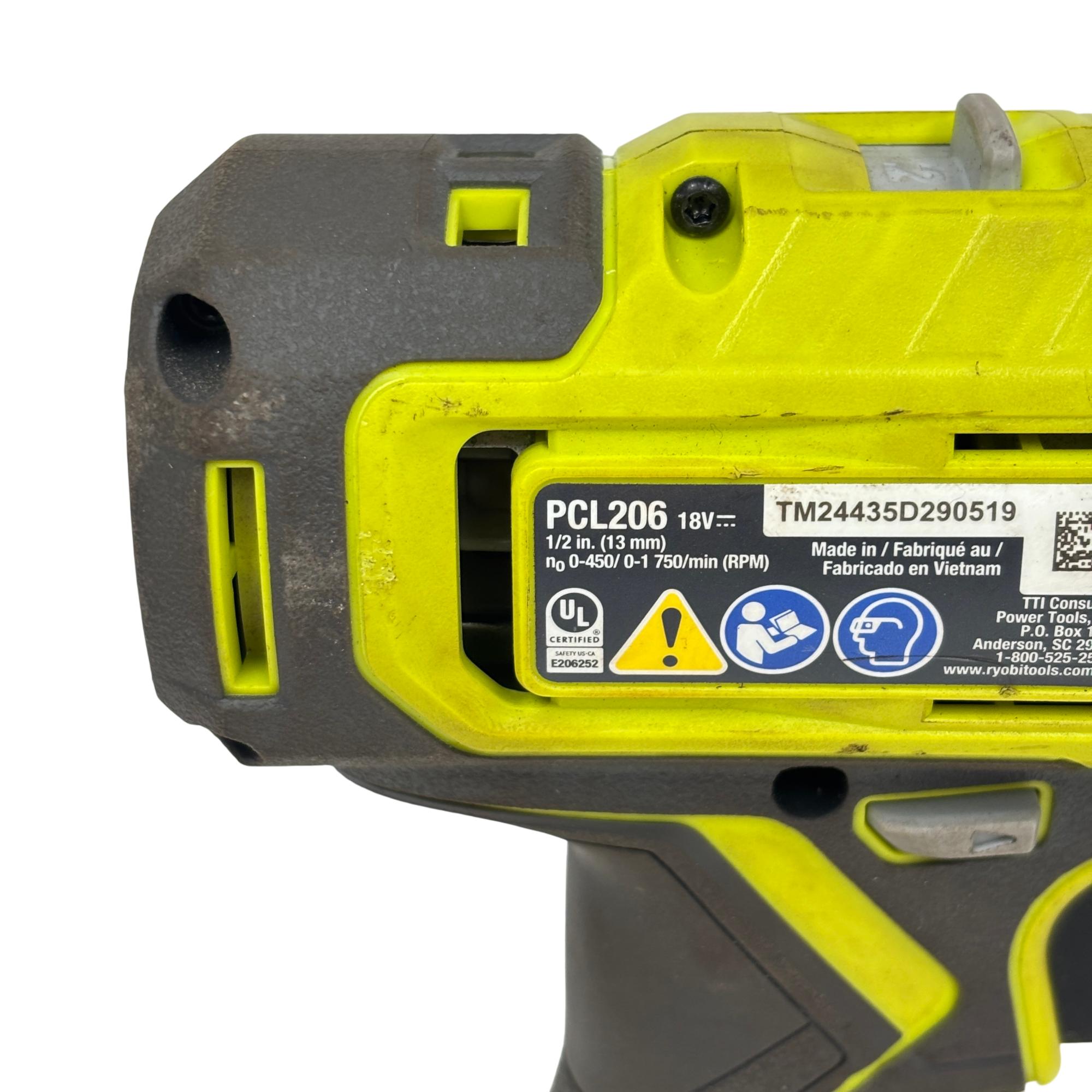 Ryobi ONE+ PCL206 18V Cordless 1/2 in. Drill/Driver Kit